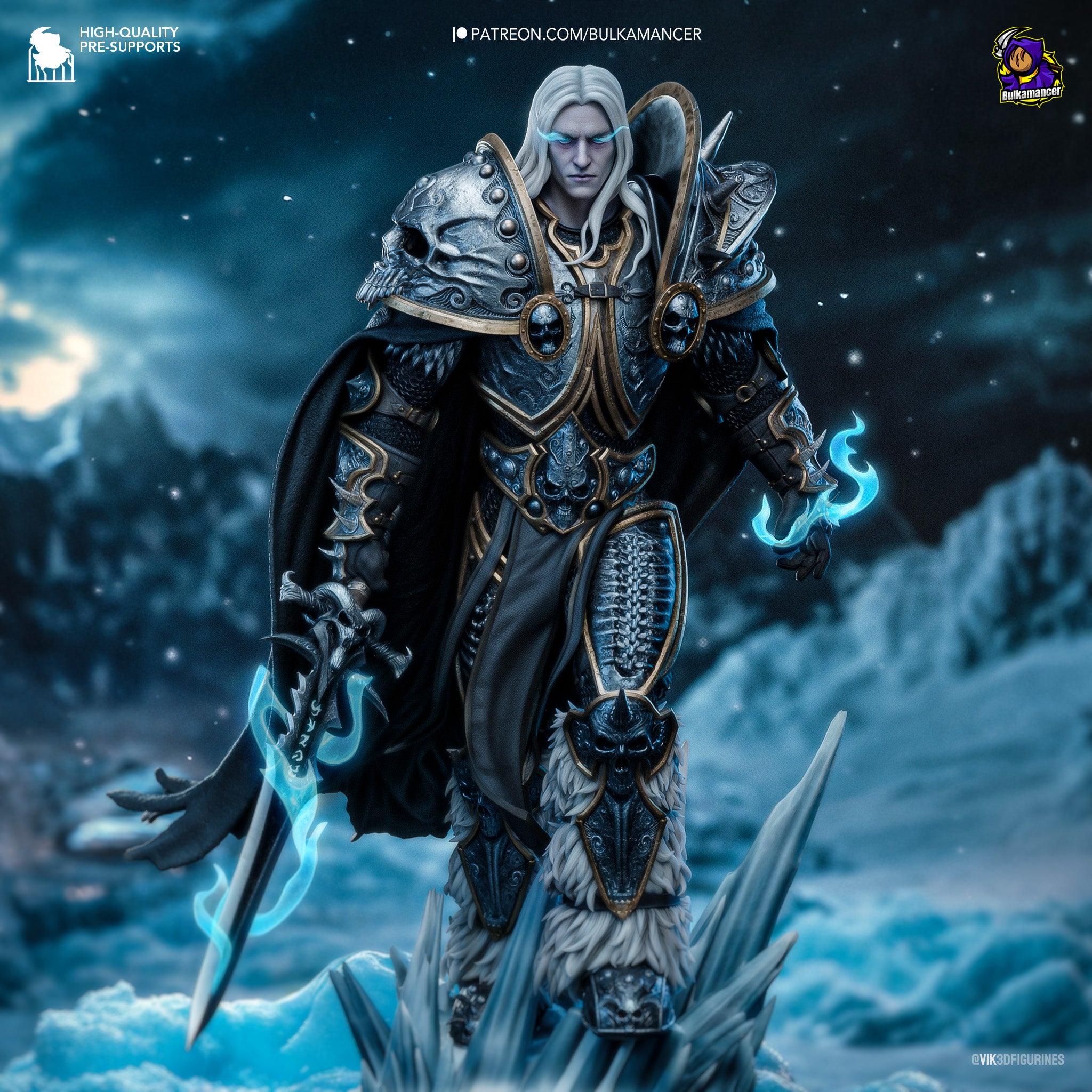 Arthas Garage Kit Figure (World of Warcraft) – Trisagion Models