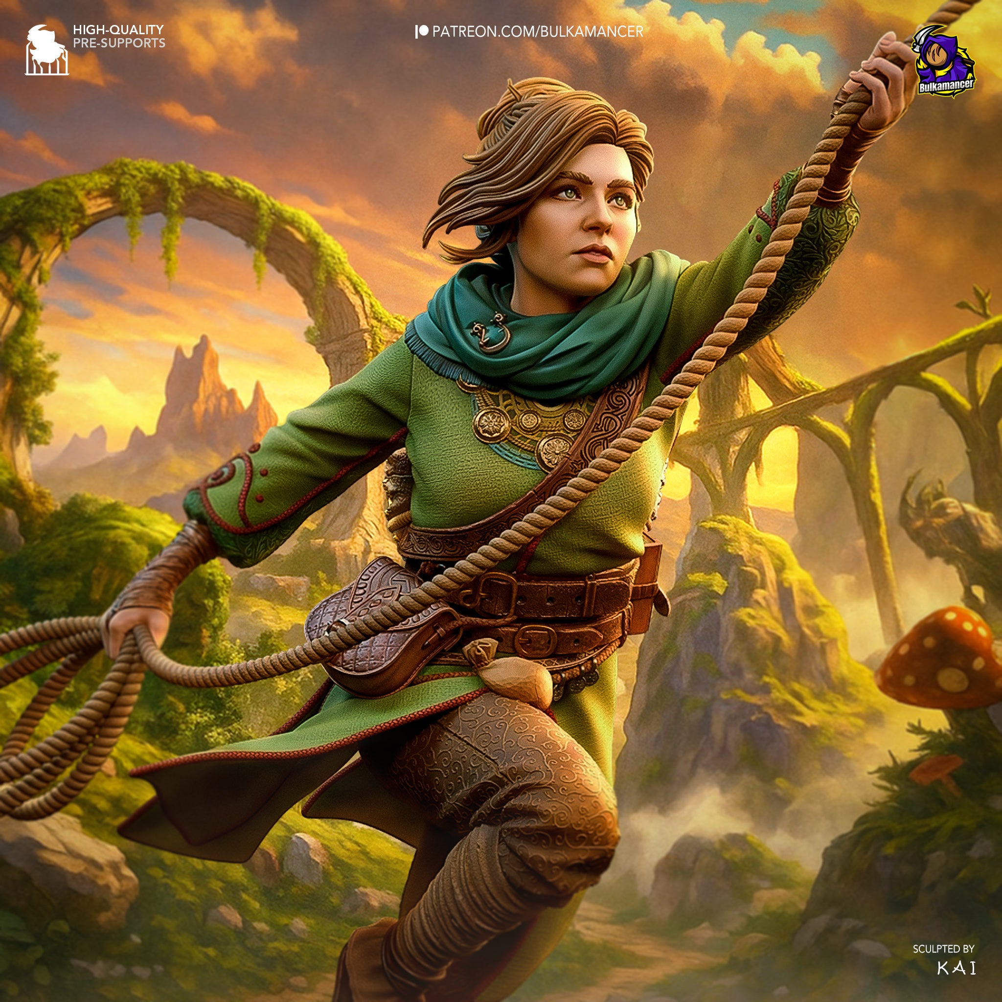 Zoe Garage Kit Figure - Split Fiction | Bulkamancer Sculpts – Trisagion Models