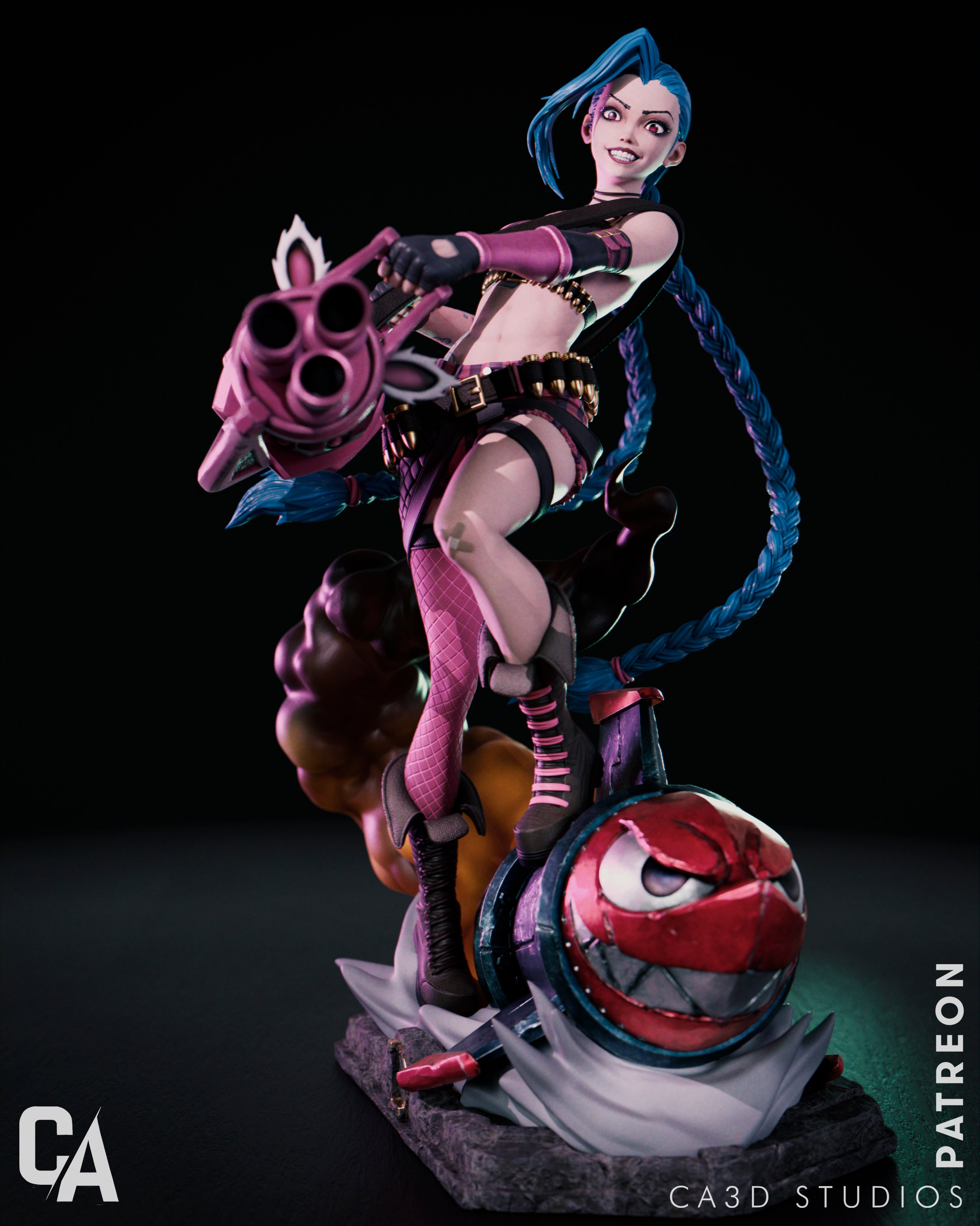Jinx Garage Kit Figure (CA3D) – Trisagion Models