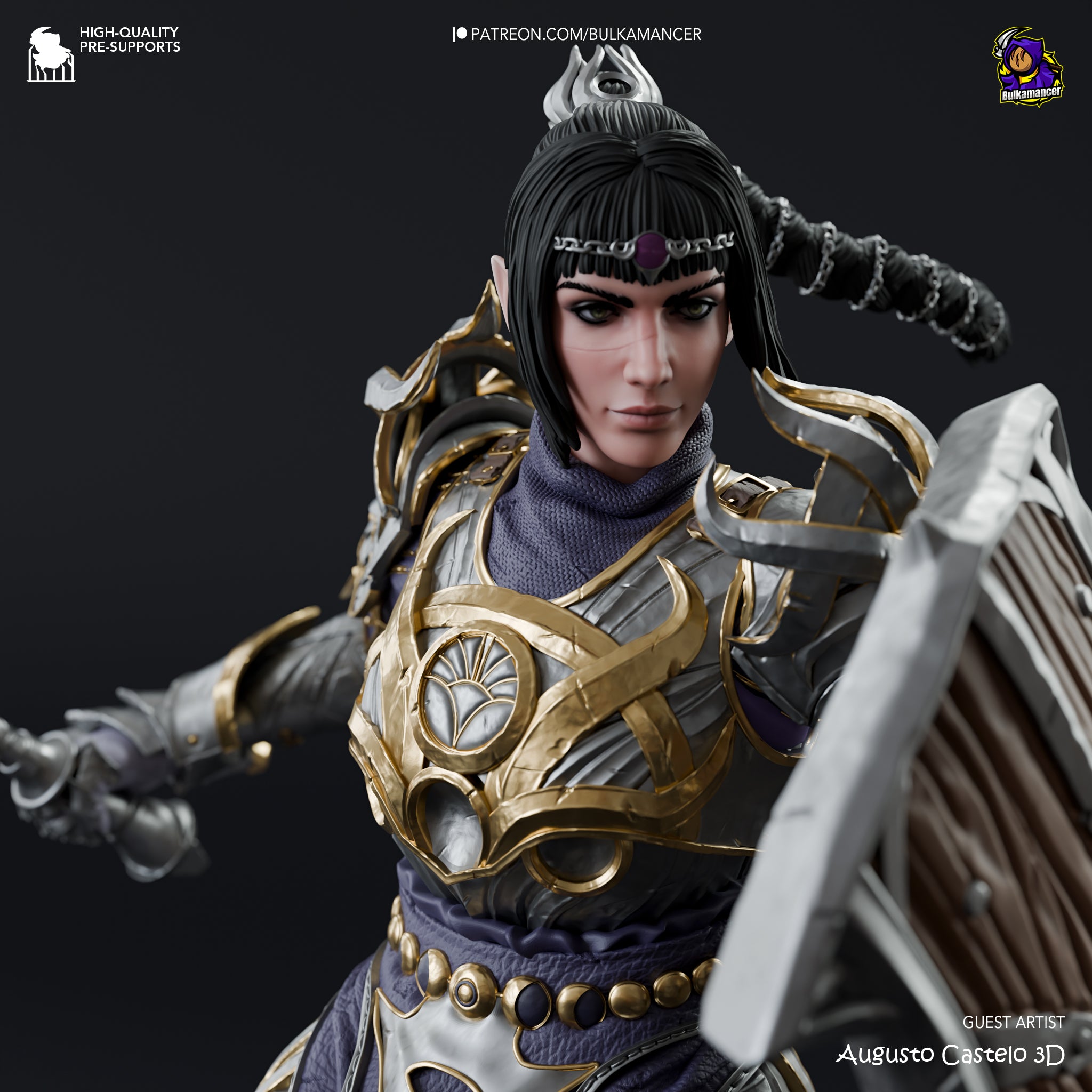 Shadowheart Garage Kit Figure (Bulkamancer) – Trisagion Models