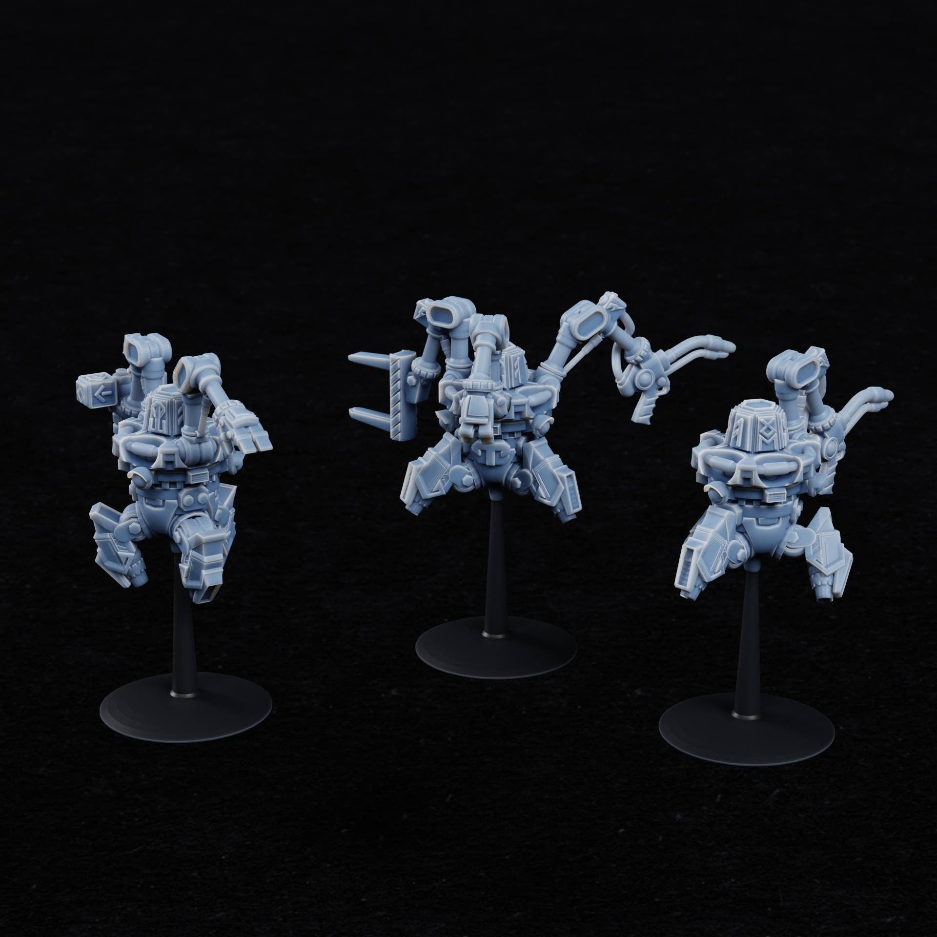 Clockwork Servants (Flyers, Spiders or Tracks) - Federation of Tyr – Trisagion Models