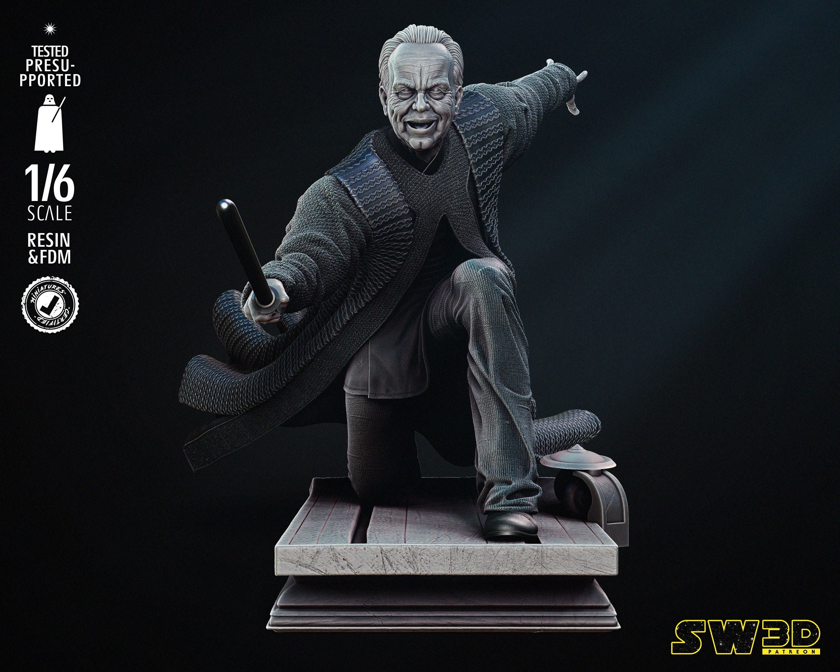 Palpatine Garage Kit Figure – Trisagion Models
