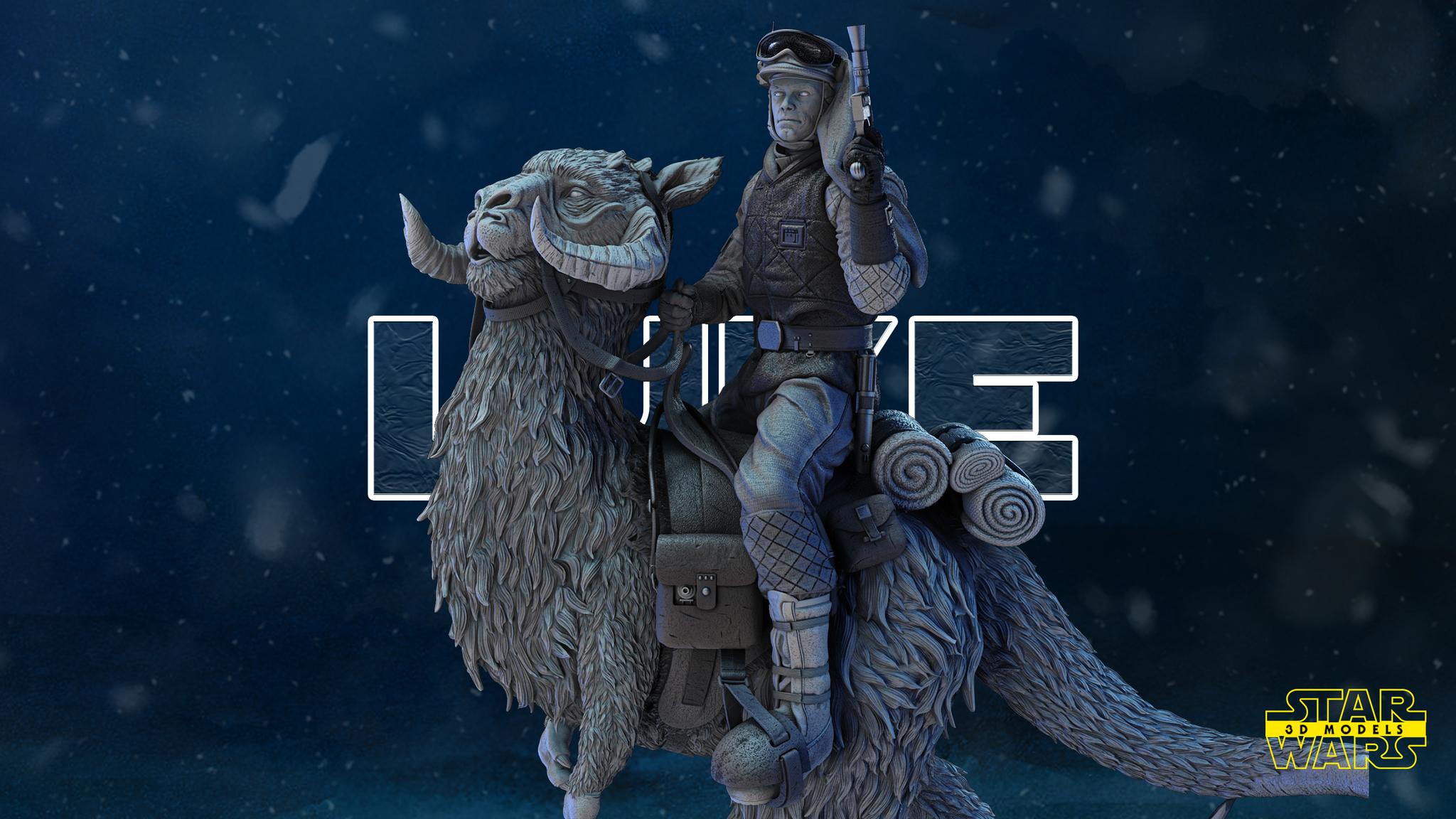 Luke & Tauntaun Garage Kit Figure – Trisagion Models