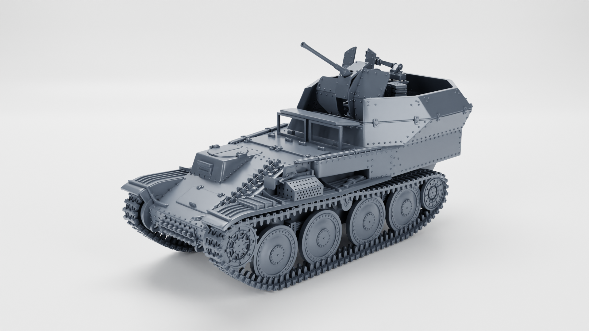 Flakpanzer 38(t) - Germany - WW2 28mm Miniatures for Bolt Action & Tab ...