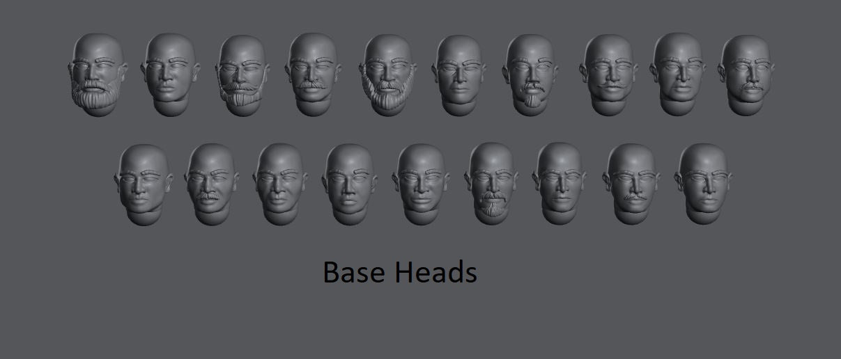 Empire of Japan - Heads – Trisagion Models