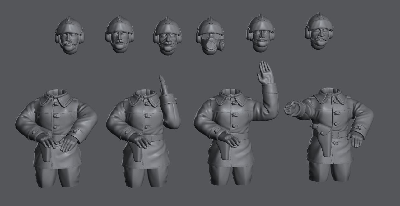 New French Republic - Tank Commanders – Trisagion Models