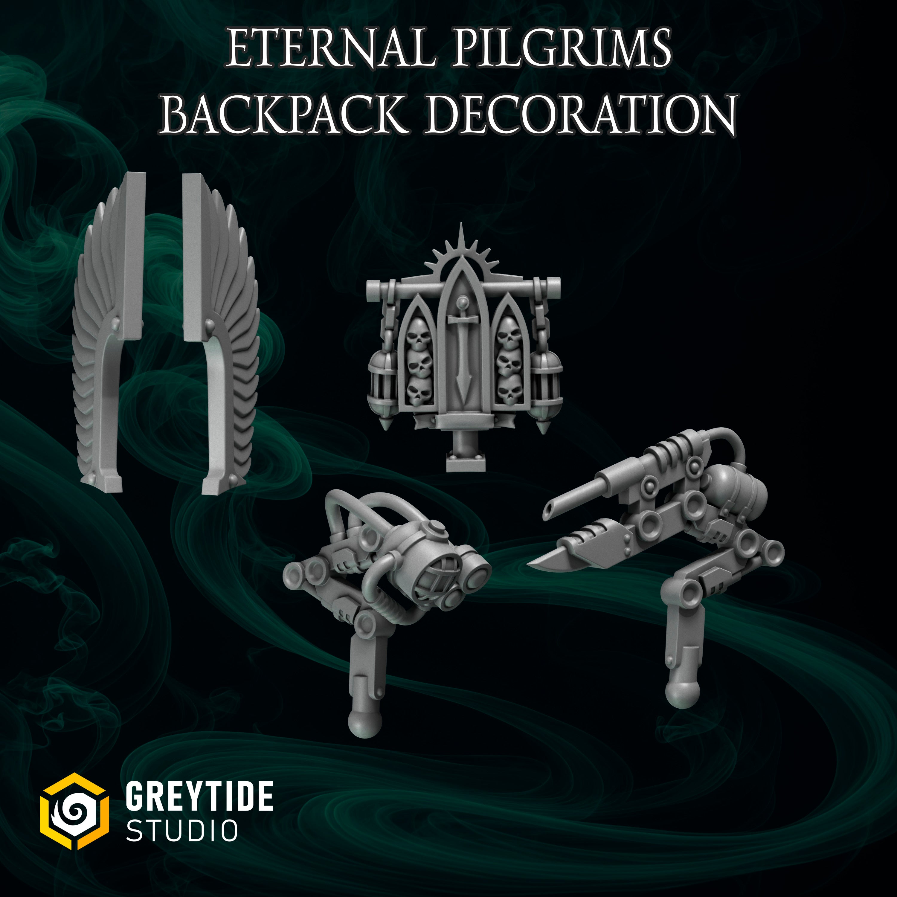 Backpack Decorations - Eternal Pilgrims Termi Pack – Trisagion Models