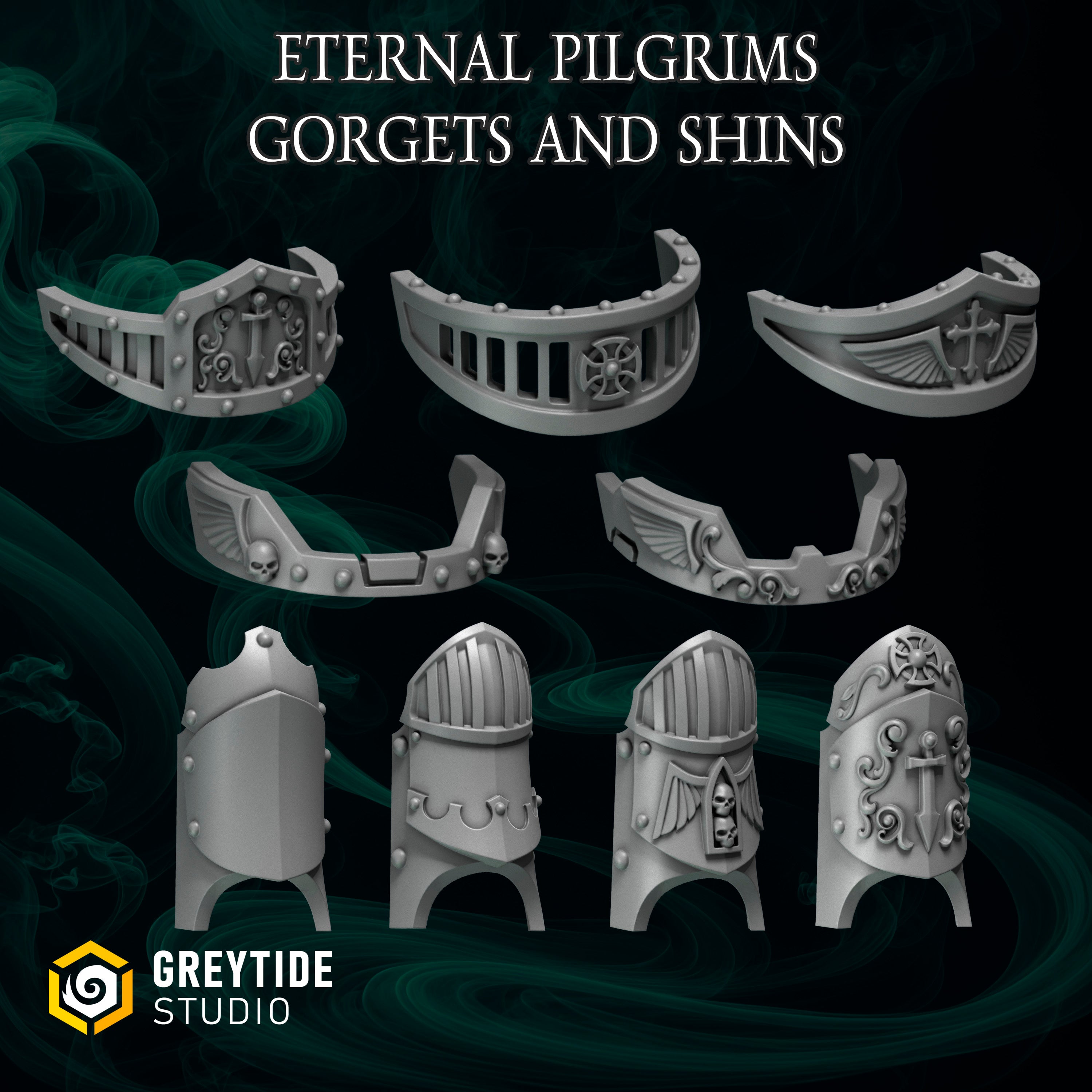 Gorgets & Shin Armor - Eternal Pilgrims Termi Pack – Trisagion Models
