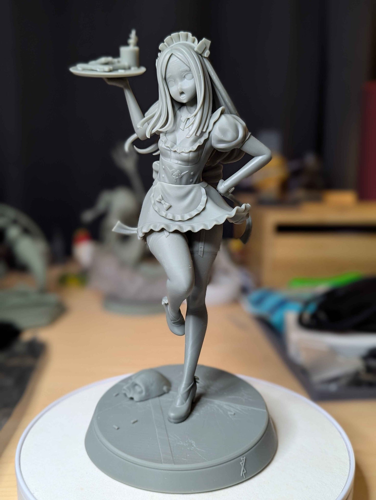 Maid Rebecca Garage Kit Figure (Cyberpunk: Edgerunners) – Trisagion Models