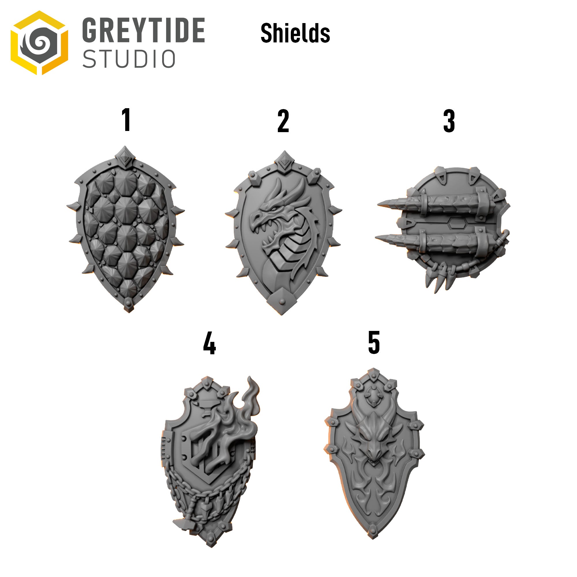 Shields - Anvil Wardens | Greytide Studios – Trisagion Models