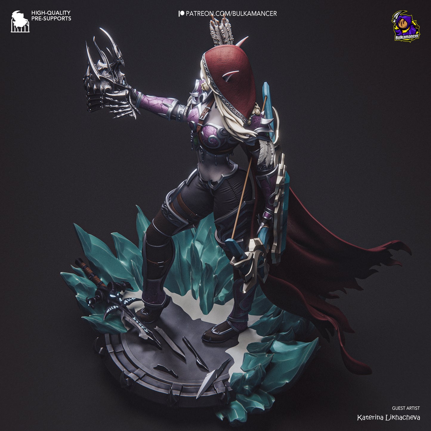 Sylvanas Windrunner Garage Kit Figure (World of Warcraft) – Trisagion ...