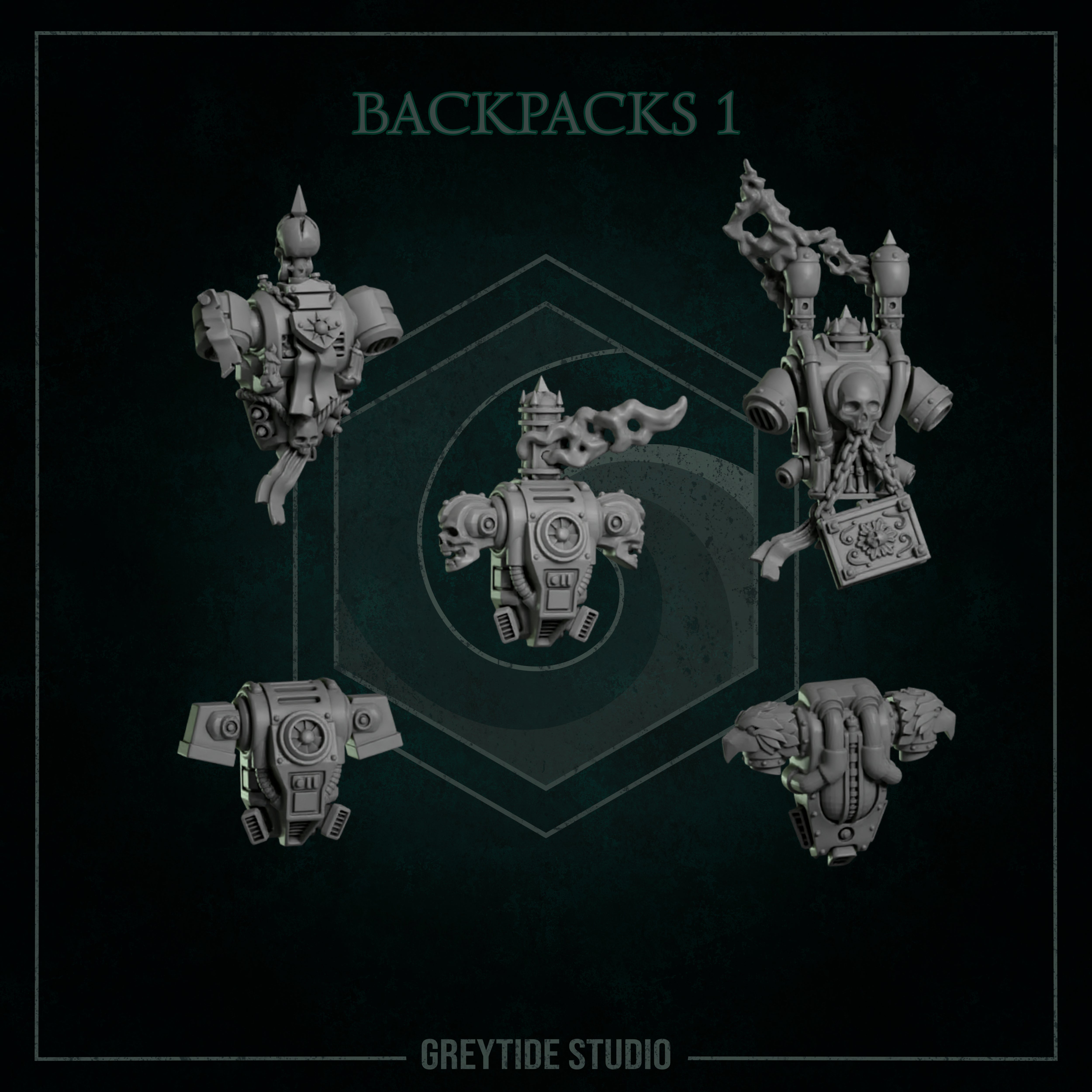 Backpacks Sets for Black Templars or Dark Angels - Eternal Pilgrims ...