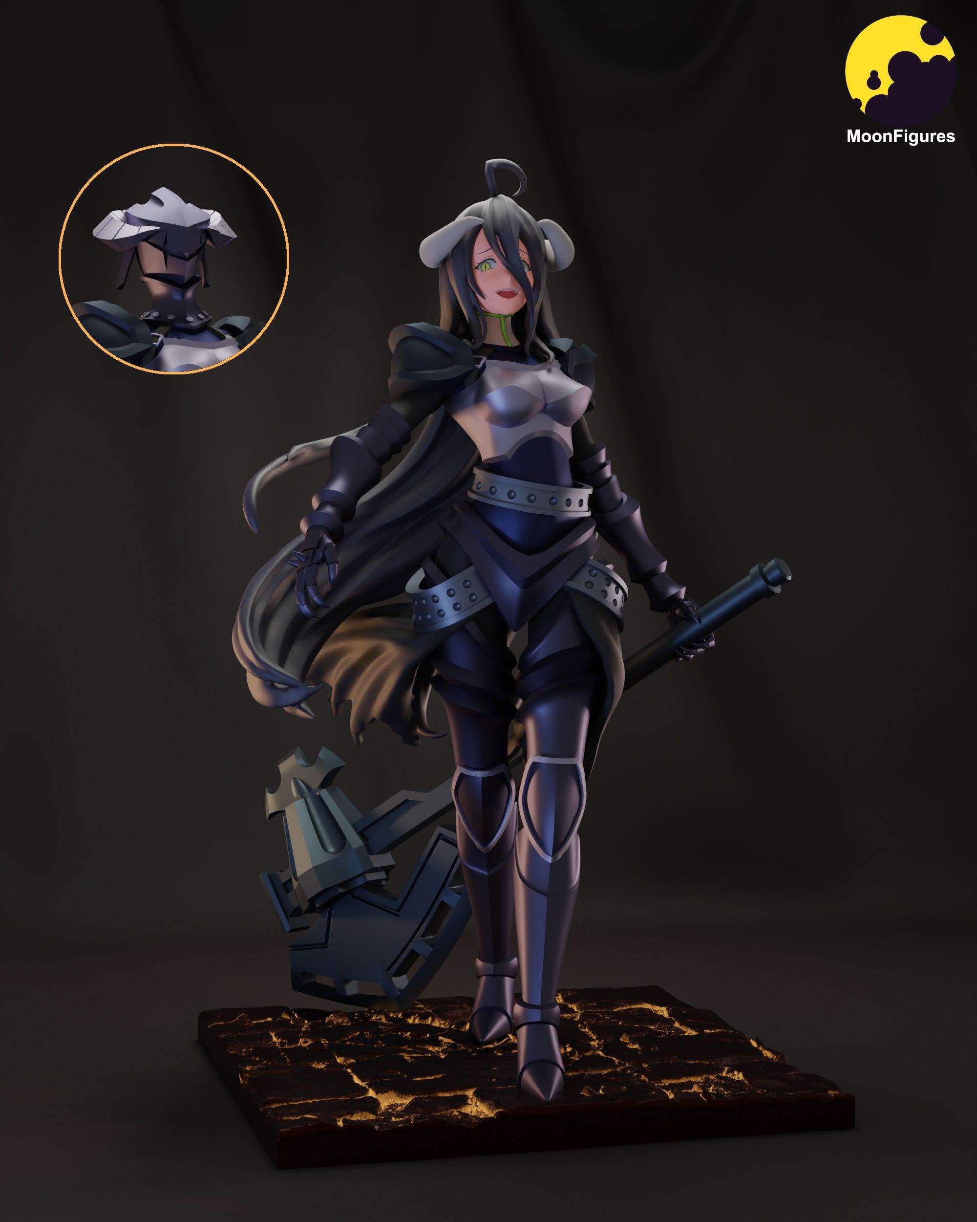 Albedo Garage Kit Figure (Overlord) – Trisagion Models