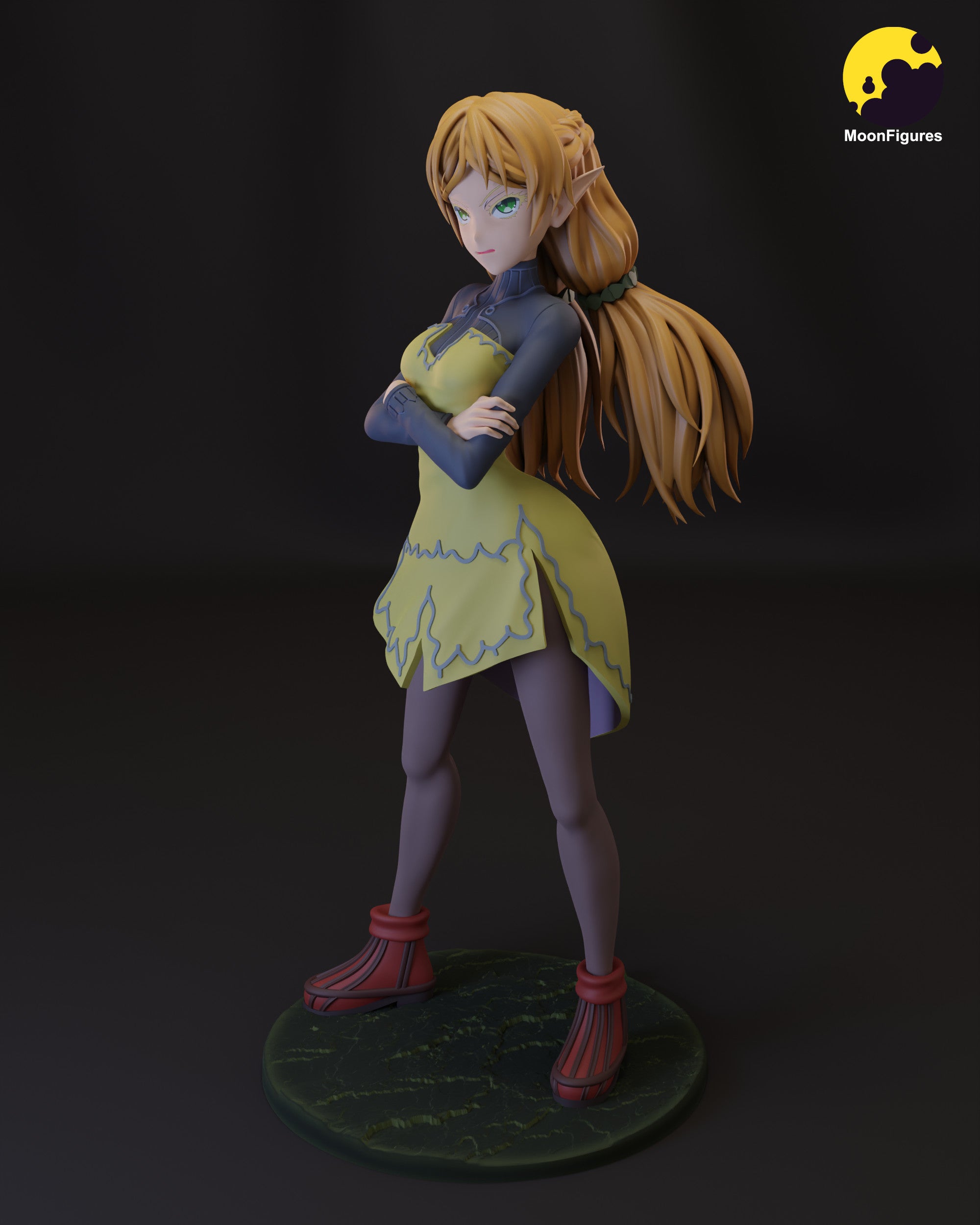 Tsundere Elf Garage Kit Figure - Uncle from Another World | Moonfigure ...