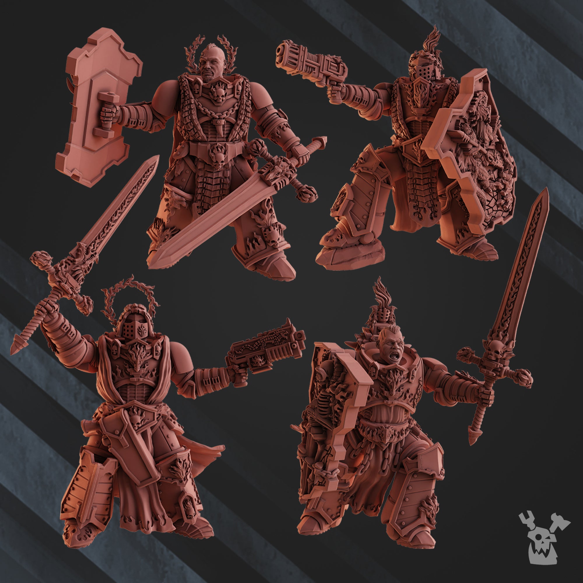 Blade Keepers Build Kit - Fire Lizards – Trisagion Models