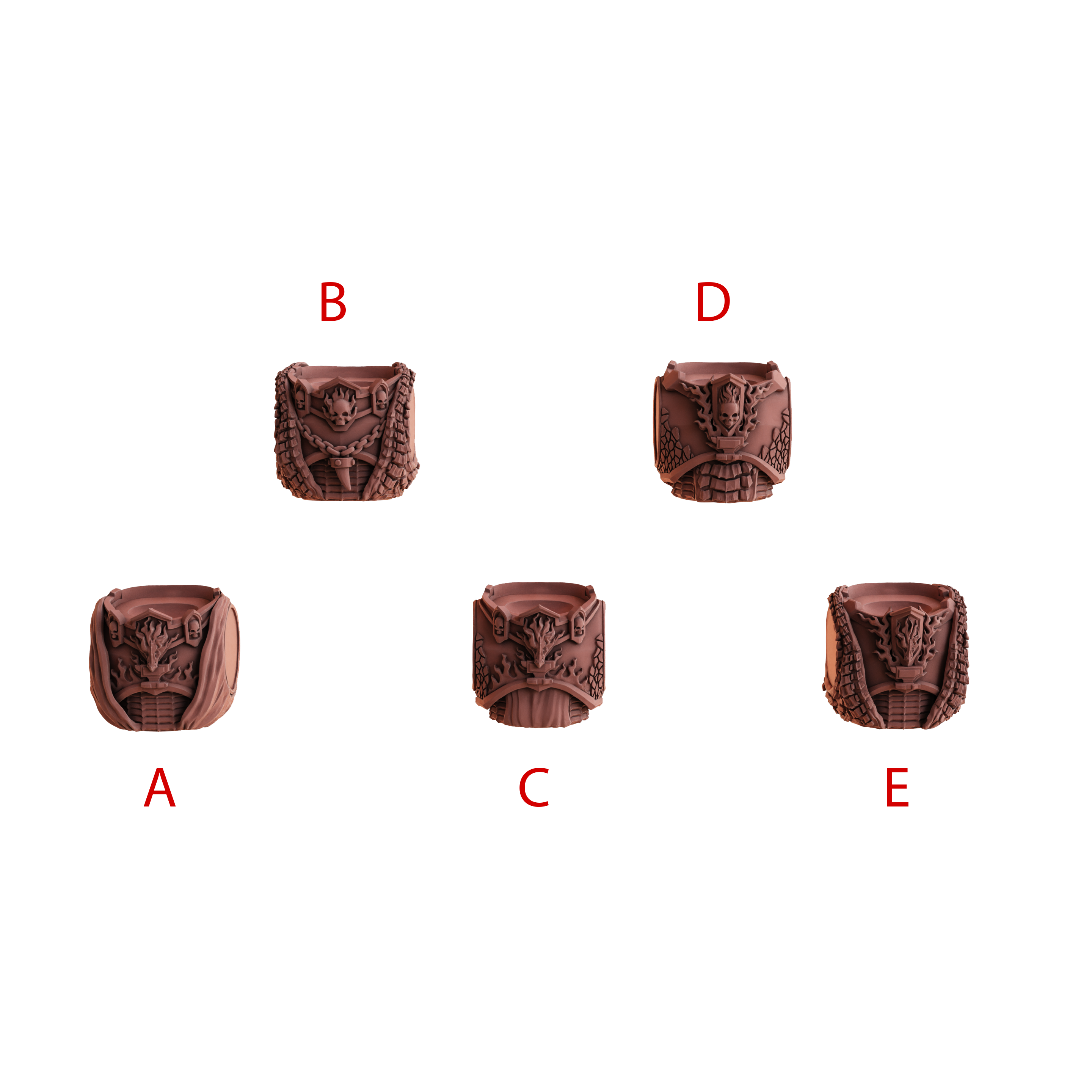 Torsos - Blade Keepers - Fire Lizards – Trisagion Models