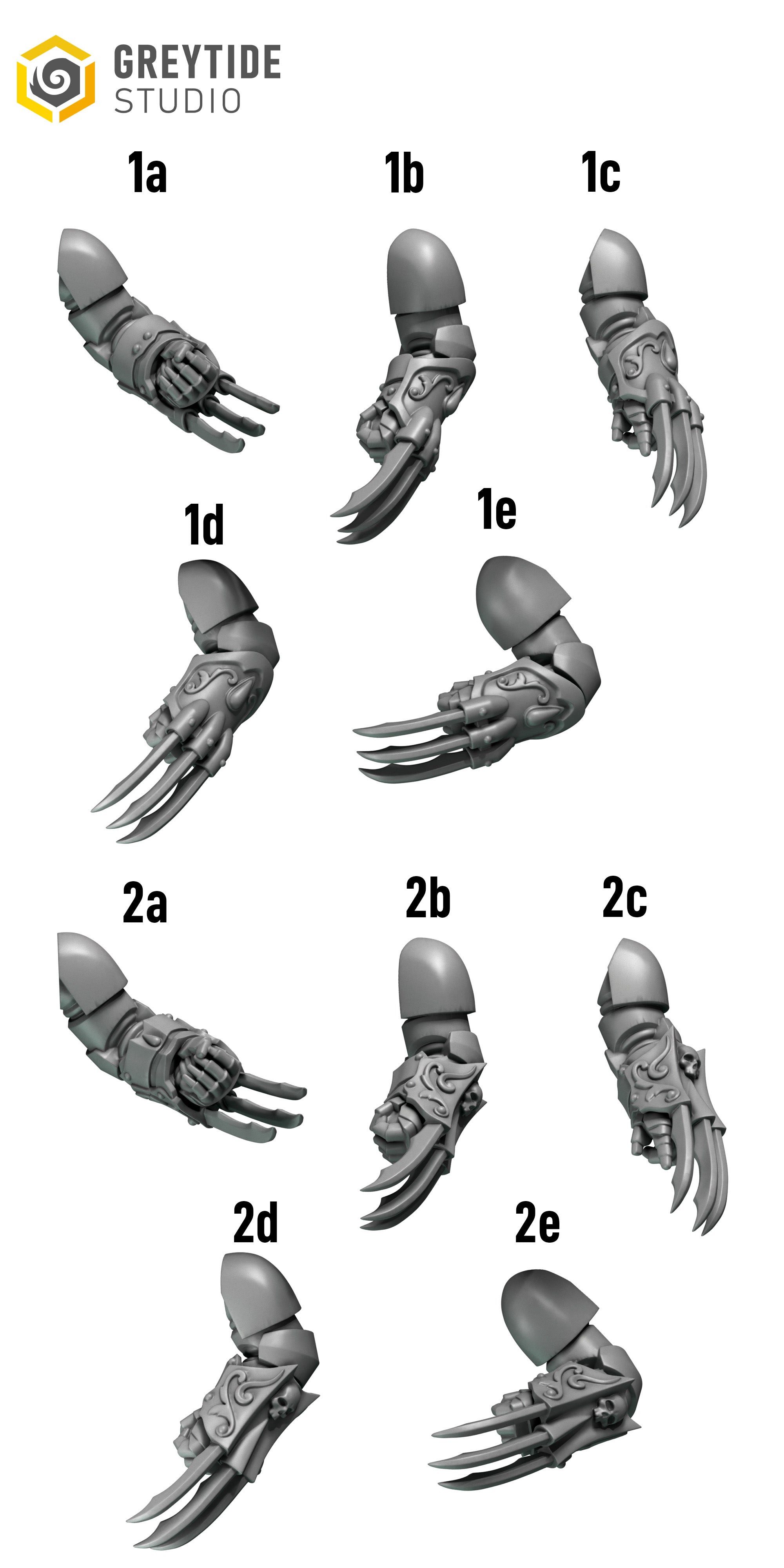 Blood Angels Lightning Claws - Crimson Lords – Trisagion Models