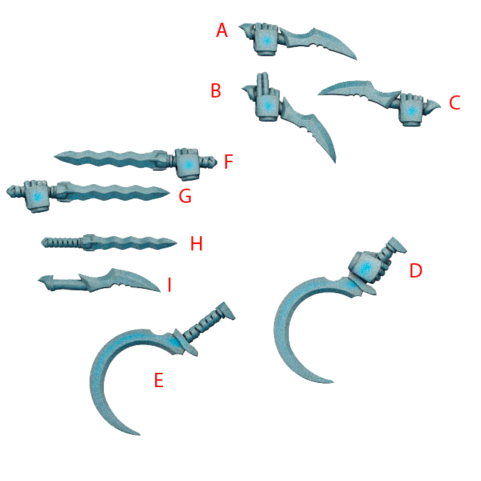 Close Combat Weapons - Scylla 2.0 – Trisagion Models