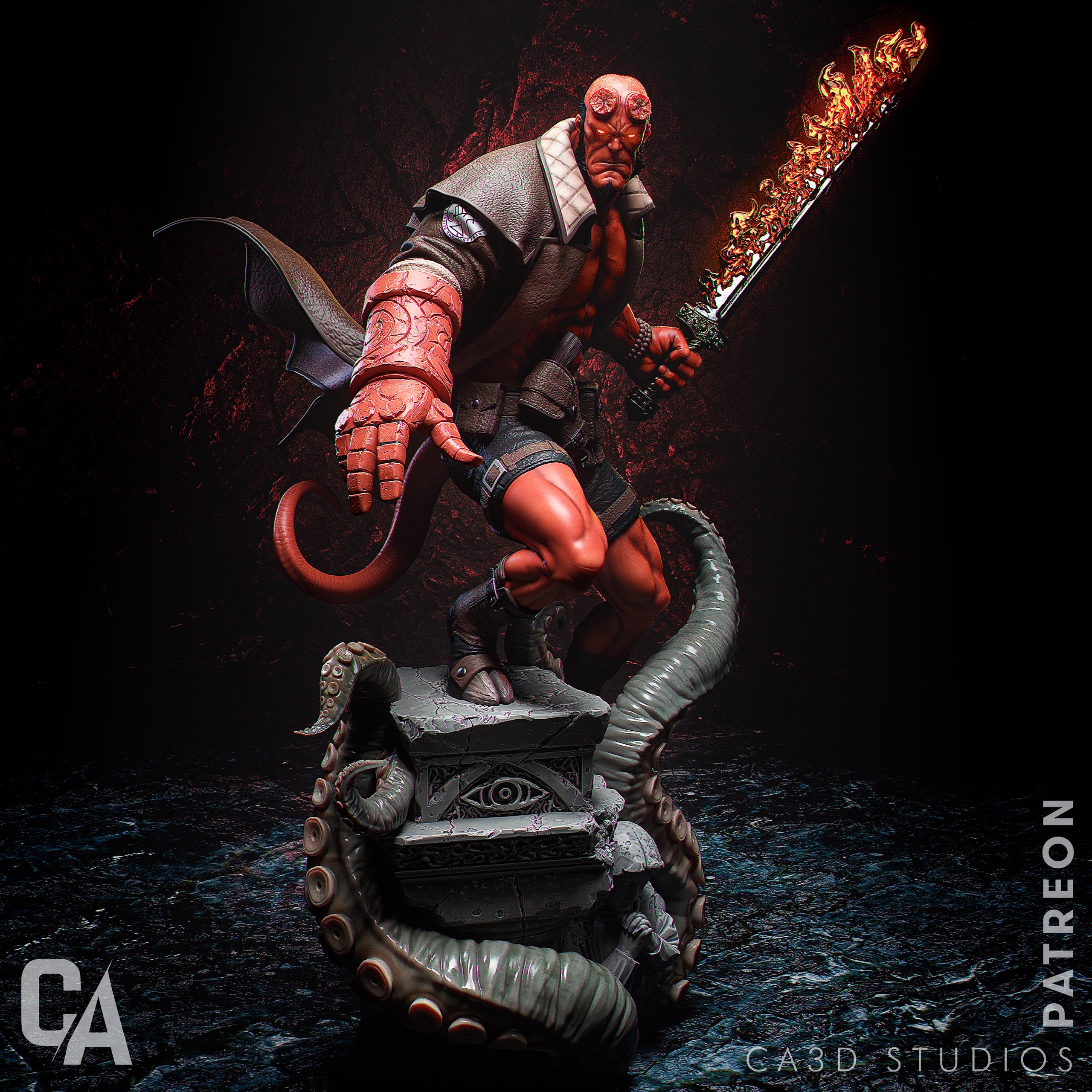 Hellboy Garage Kit Figure – Trisagion Models