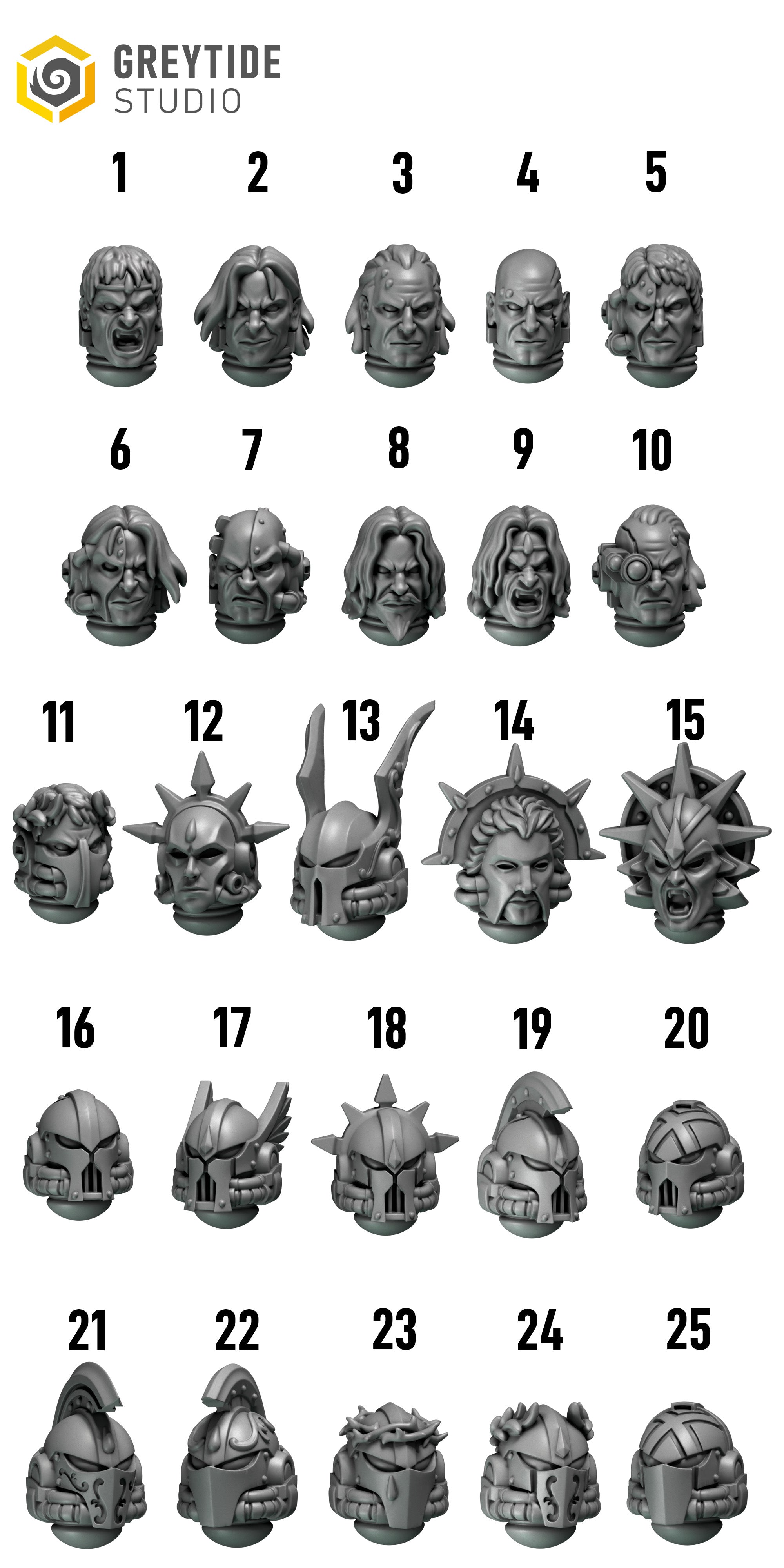 Blood Angels Helmets - Crimson Lords – Trisagion Models