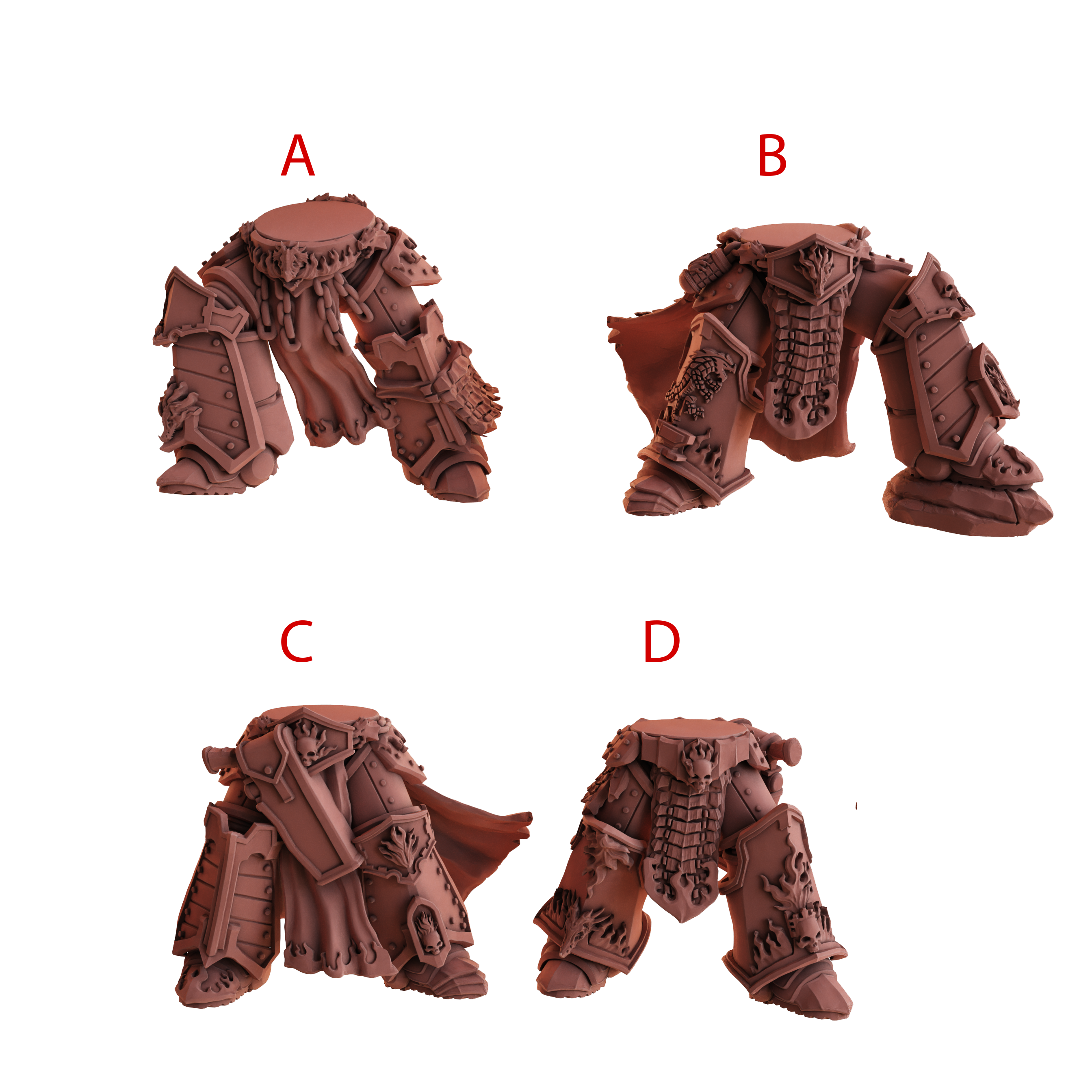 Legs - Blade Keepers - Fire Lizards – Trisagion Models