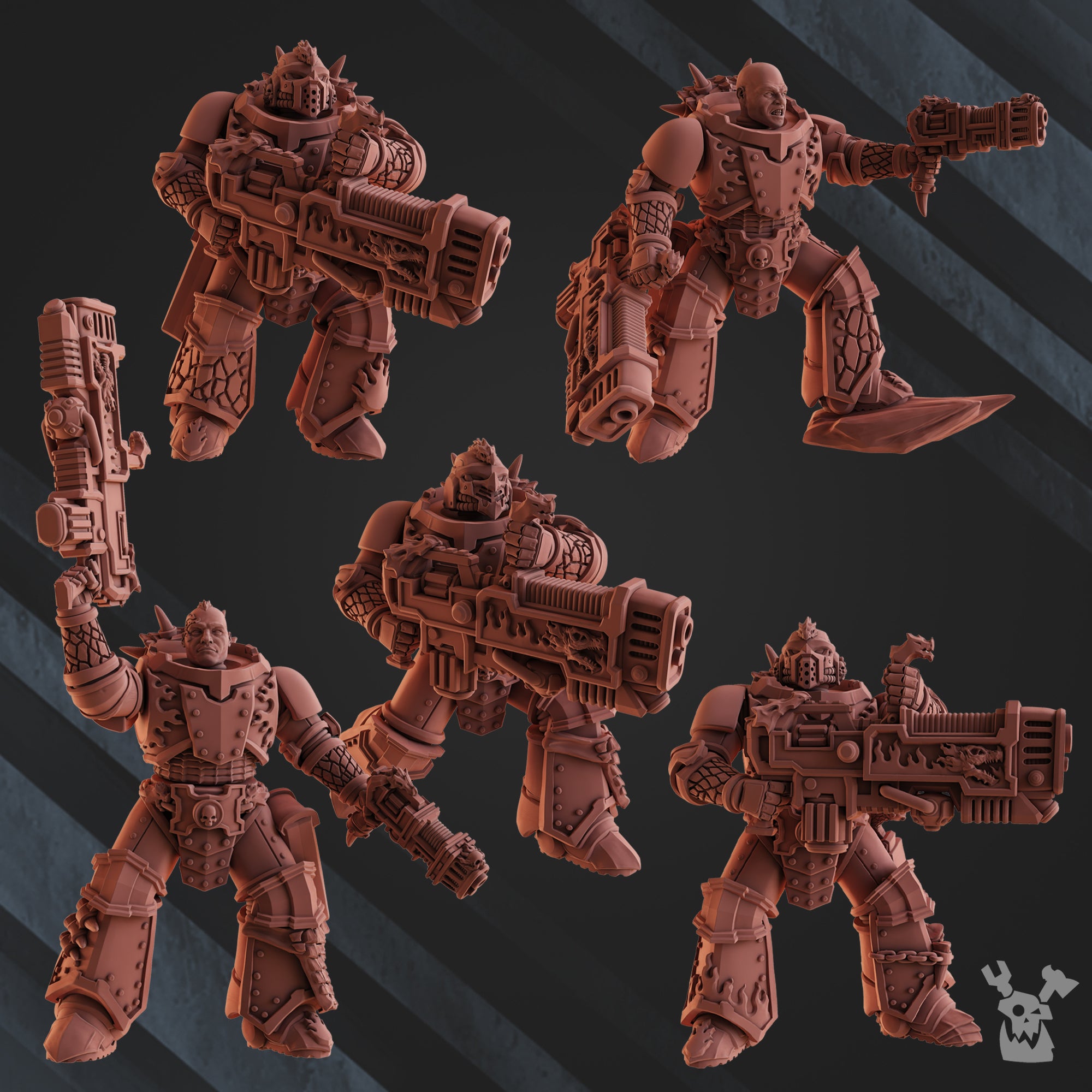 MAGMA Squad - Fire Lizards – Trisagion Models
