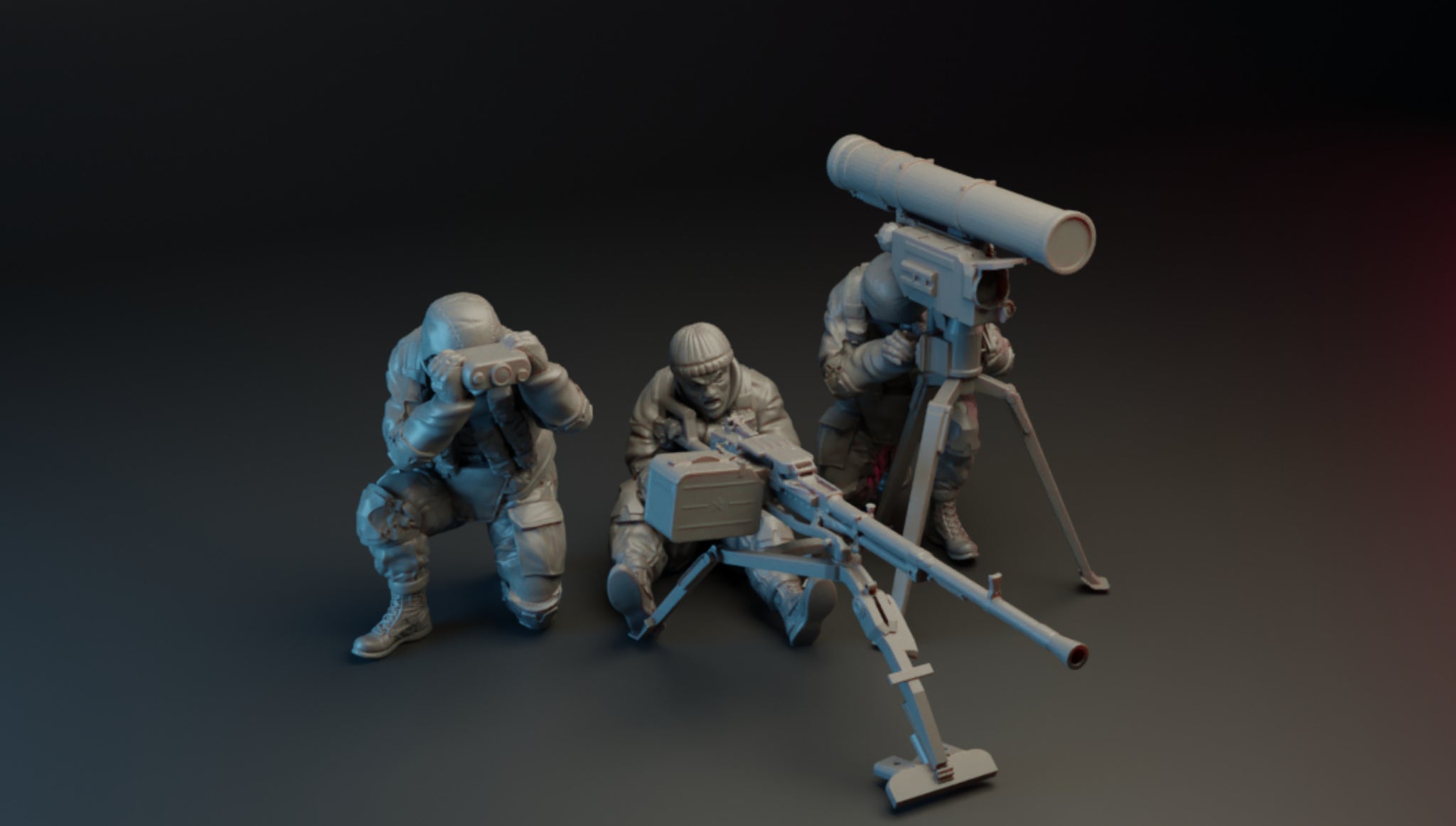 Modern Russian Heavy Weapons Team - 28mm Modern Wargaming Tabletop Min ...