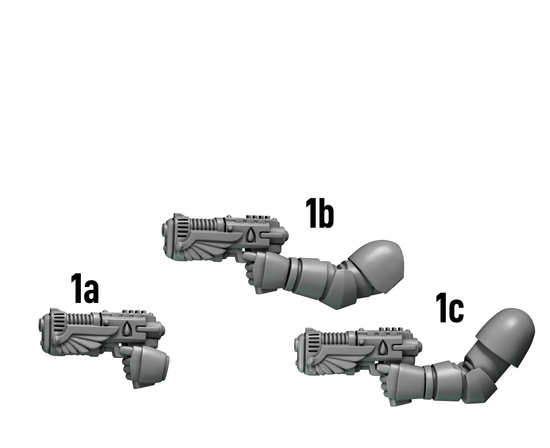 Blood Angels Plasma Pistols - Crimson Lords – Trisagion Models