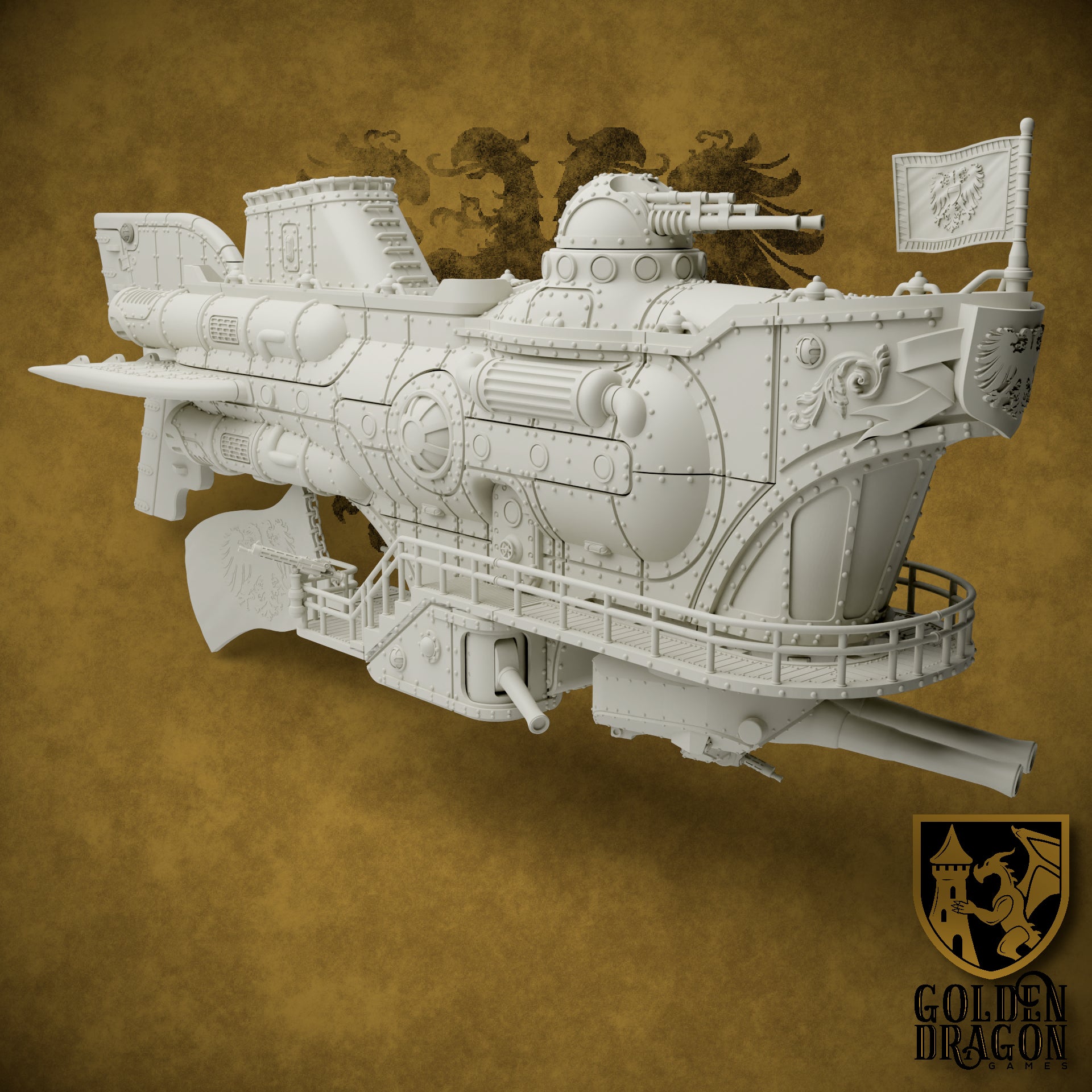 Holy Roman Empire - Graf Class Panzerzeppelin – Trisagion Models