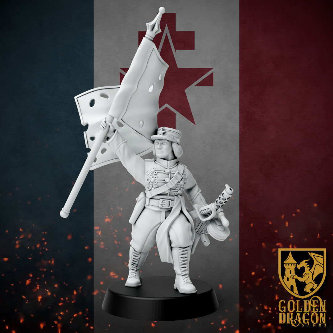 New French Republic - Major Marie Courtemanche – Trisagion Models