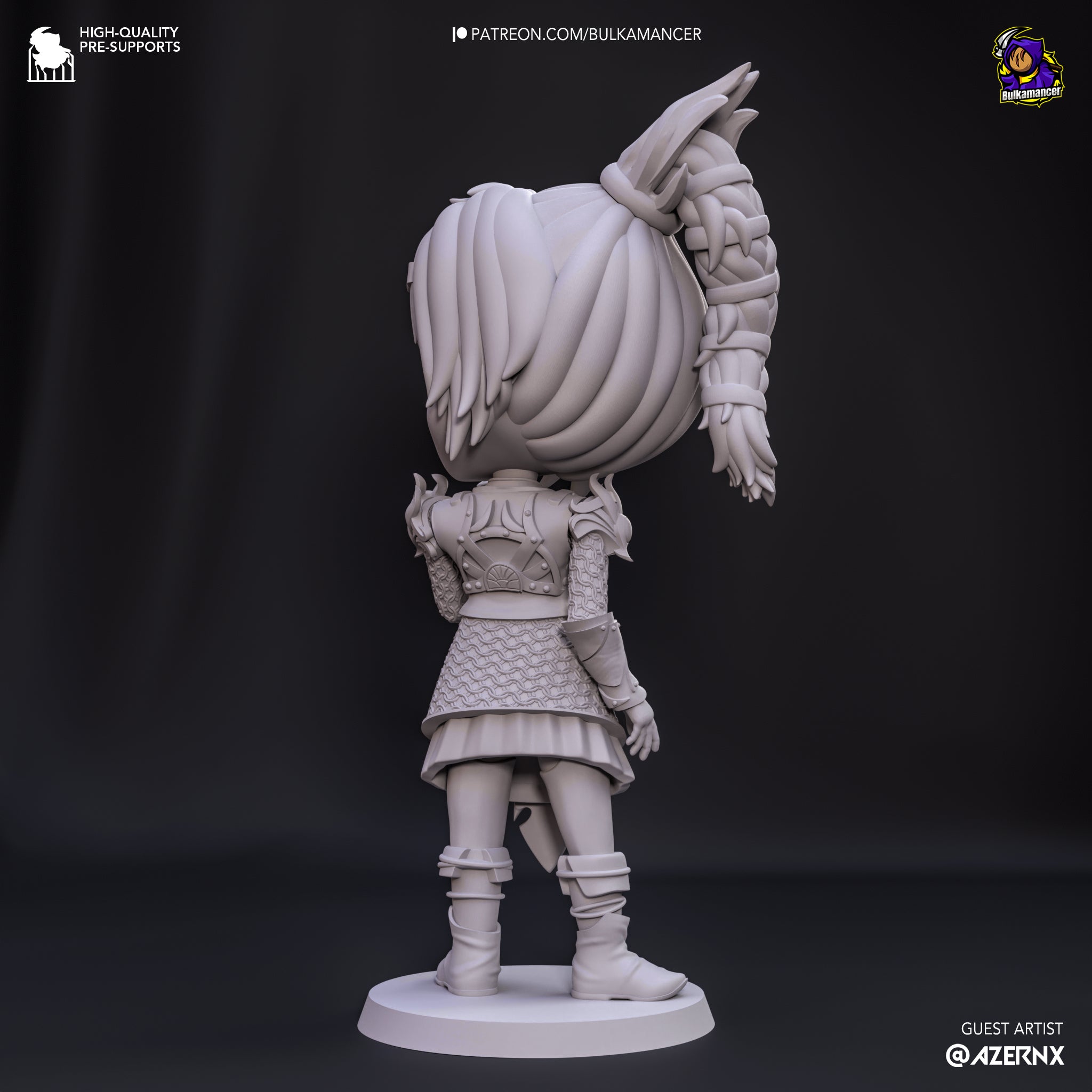 Chibi Shadowheart Garage Kit Figure – Trisagion Models