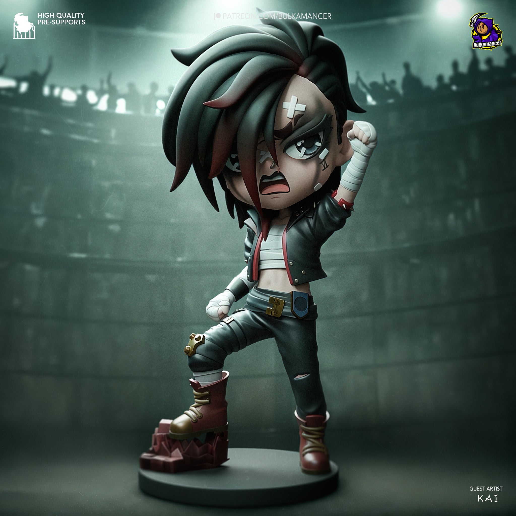 Chibi Arcane Vi Garage Kit Figure - Arcane | Bulkamancer Sculpts ...
