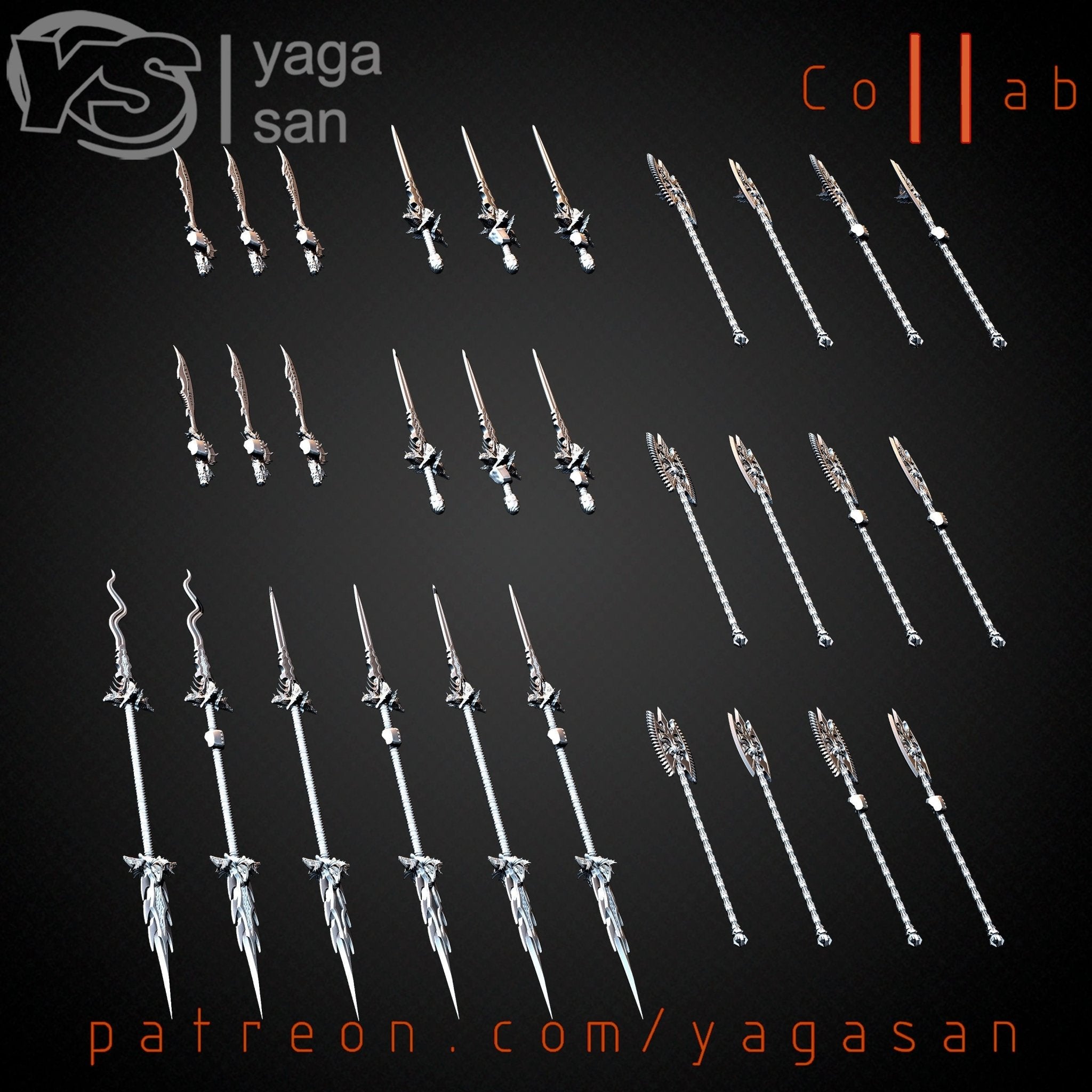Alpha Legion Weapons Mega-Pack – Trisagion Models