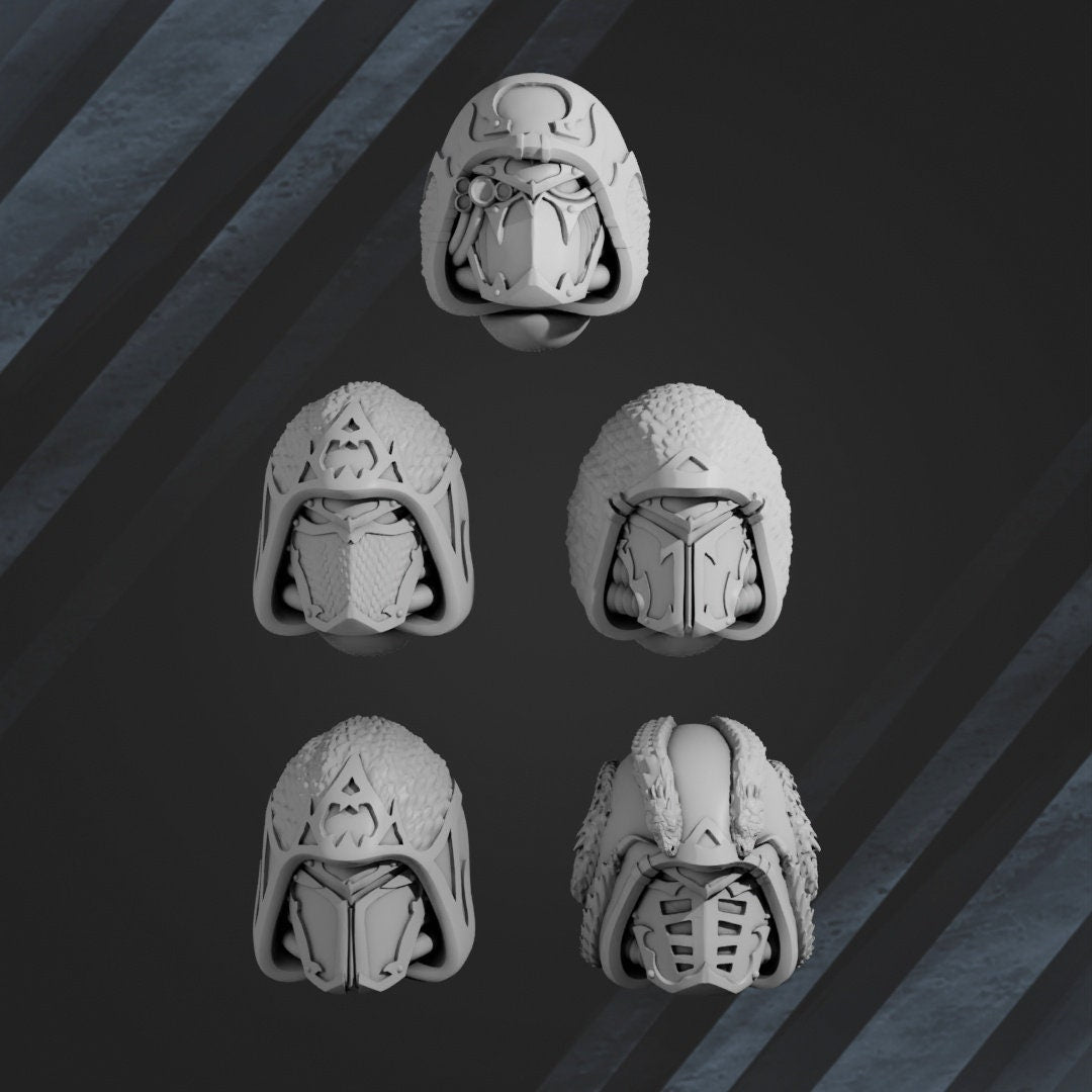 Alpha & Omega Heads Set – Trisagion Models