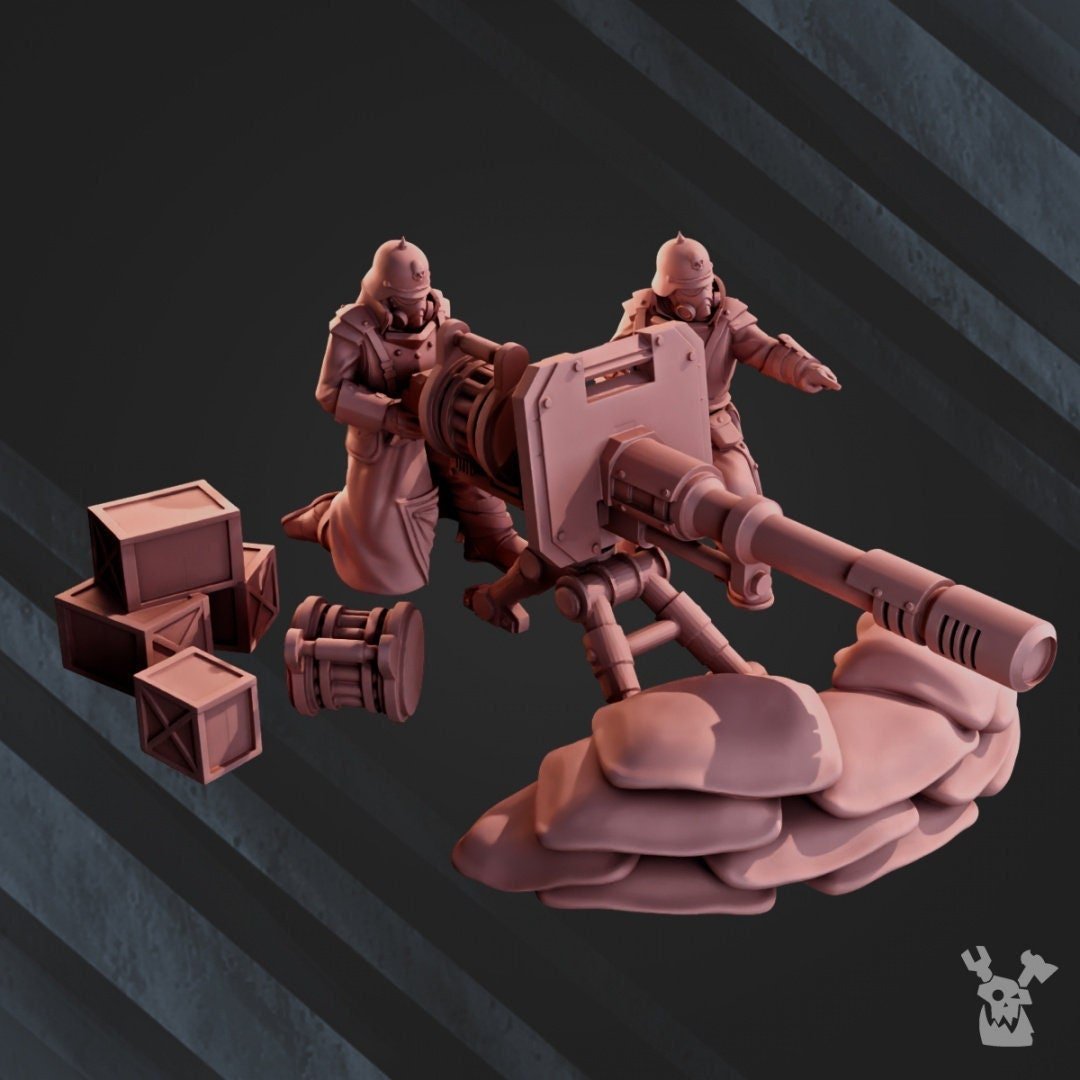 Autocannon Heavy Weapons Support Team Death Division – Trisagion Models