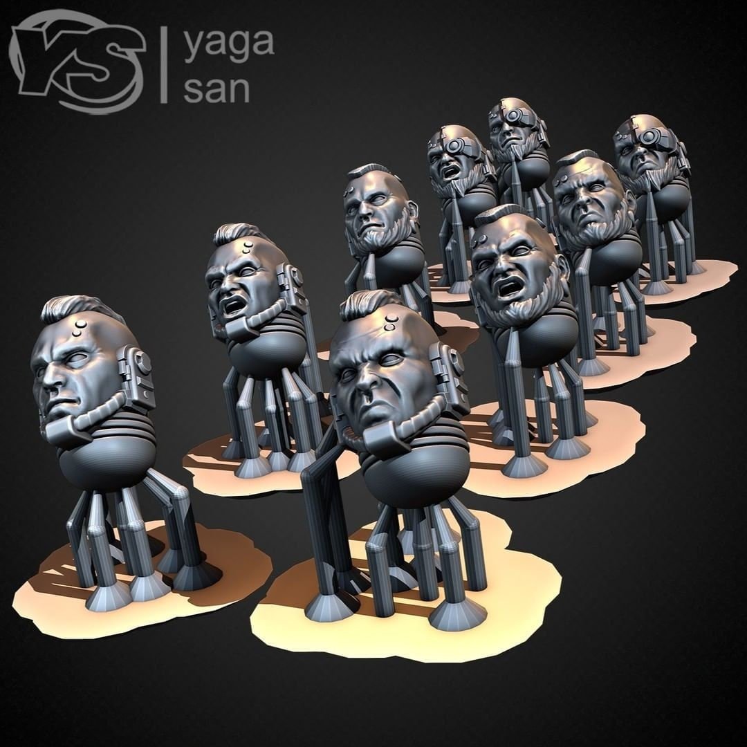 Bare Heads Space Warrior Set – Trisagion Models