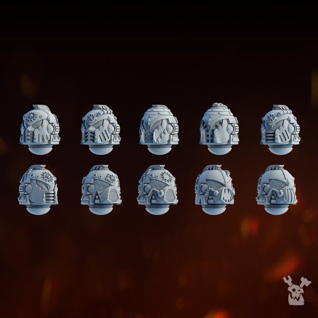 Carnage Reapers Head Set x10 – Trisagion Models