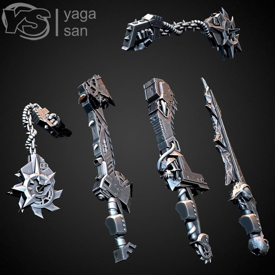 CW Chainsaw Sword Pack – Trisagion Models