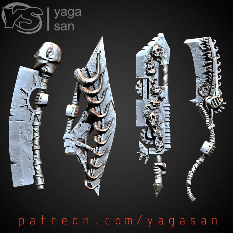 CW Greatswords Weapon Pack – Trisagion Models
