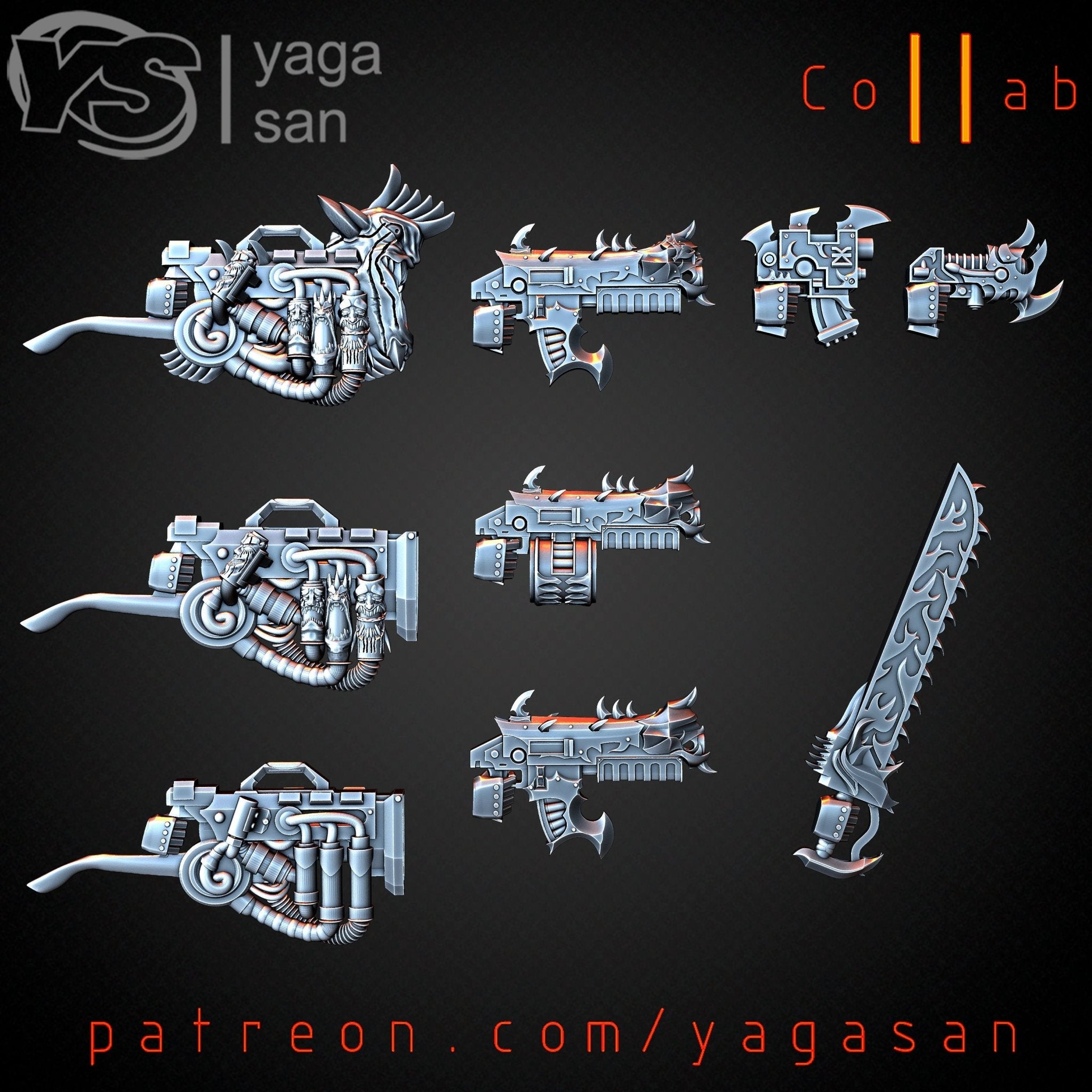 CW Weapons Pack F – Trisagion Models