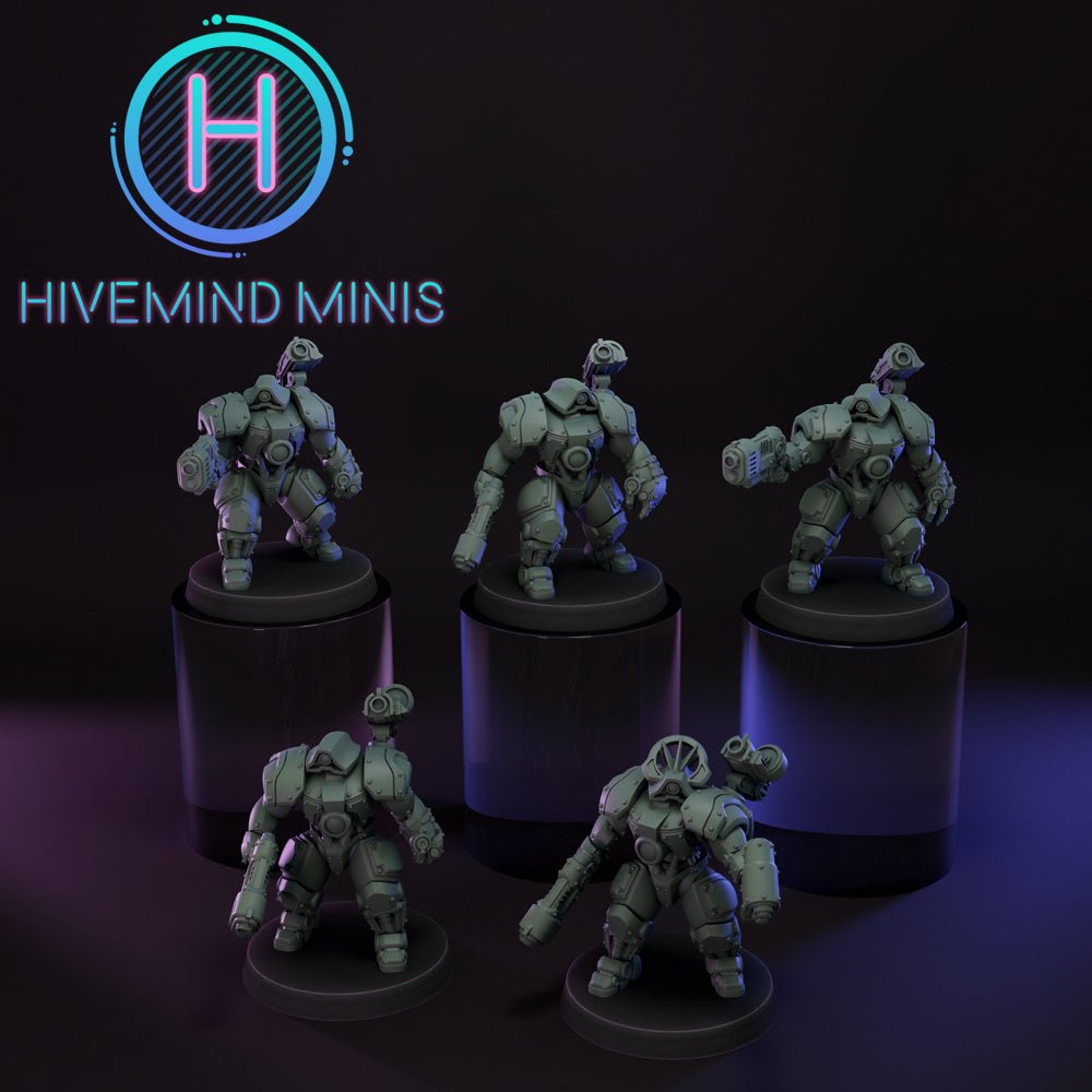 Droidkyn Wardens - 28mm Sci-Fi Tabletop Wargaming Miniatures | Hivemin ...