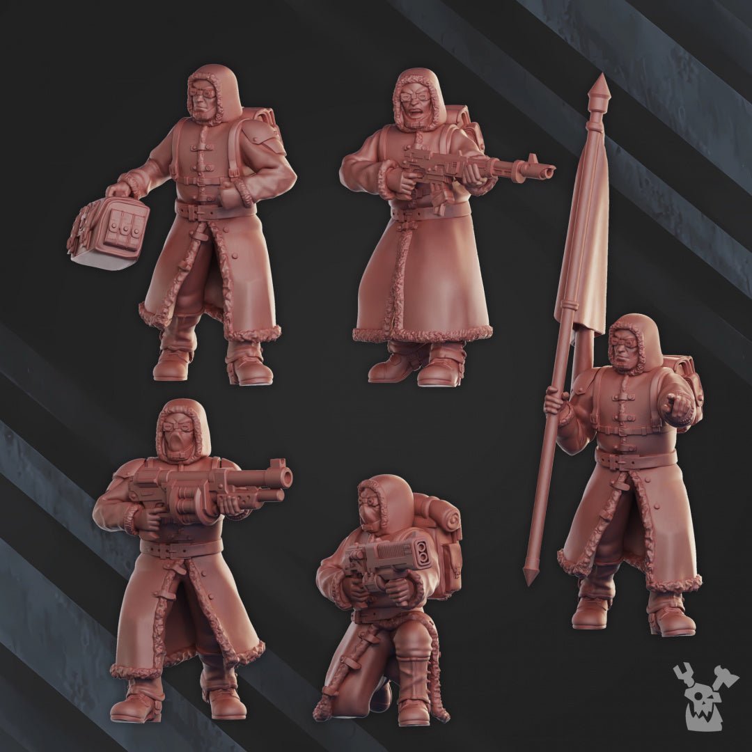 Frostborn Command Squad – Trisagion Models