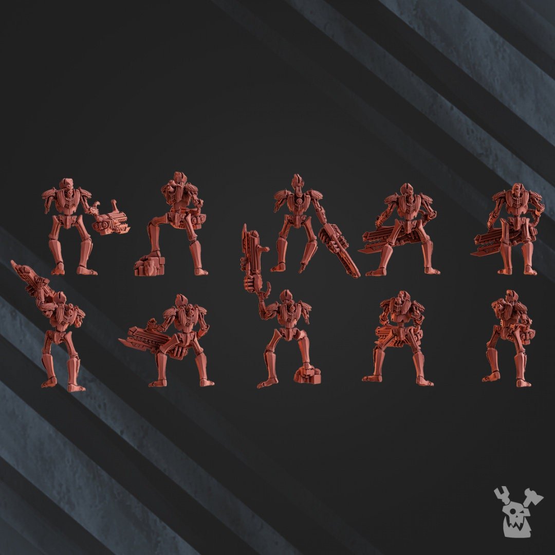 Infantry Squad - Robot Legions Warriors – Trisagion Models