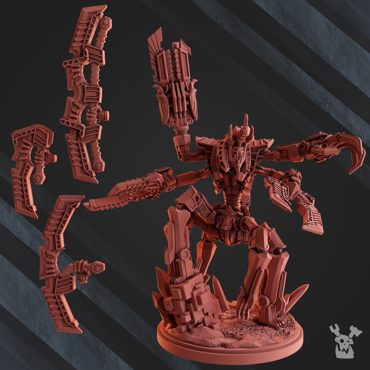 Quadro-Scorpion Lord - Robot Legions - Trisagion Models