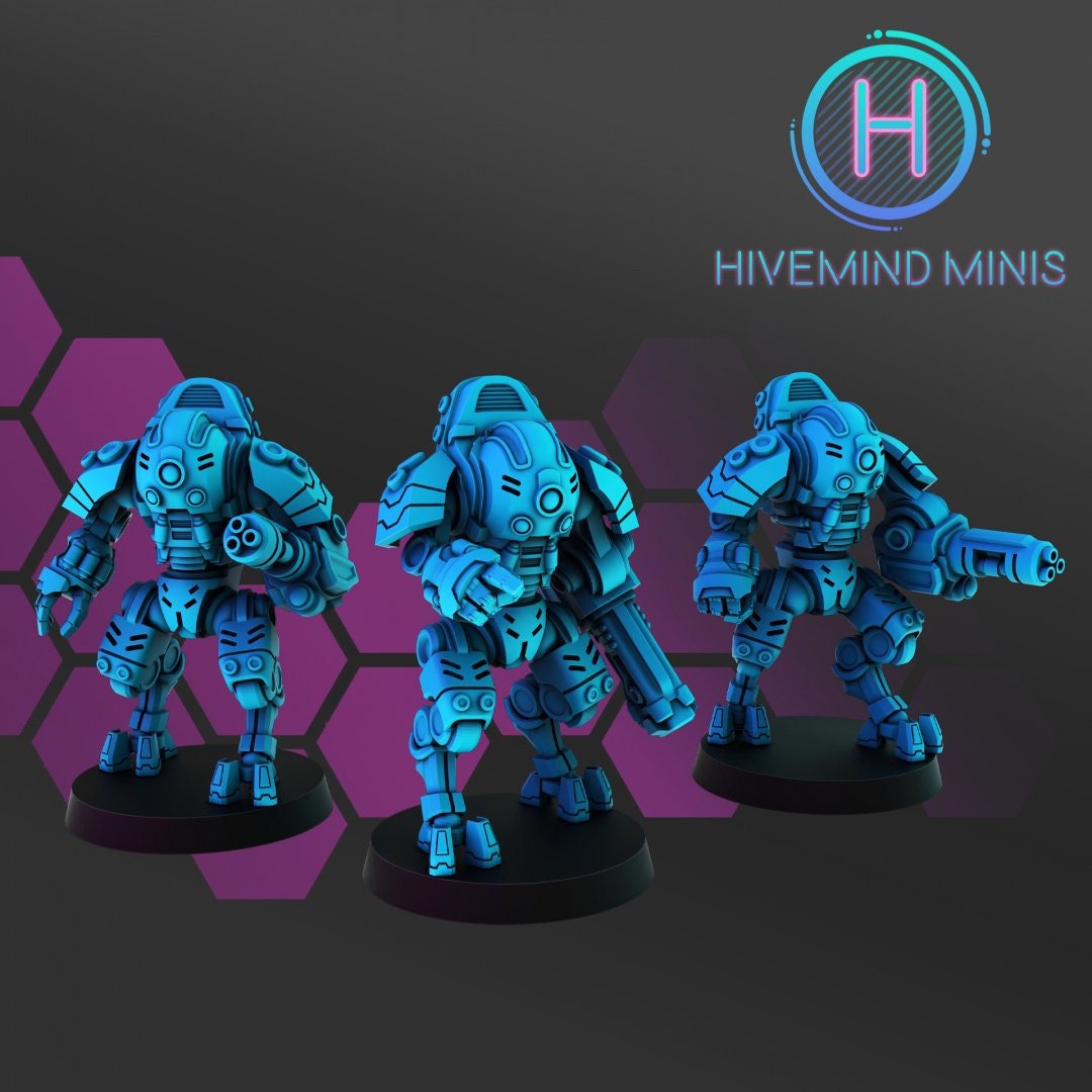 Specter Droids - 28mm Sci-Fi Tabletop Wargaming Miniatures | Hivemind ...