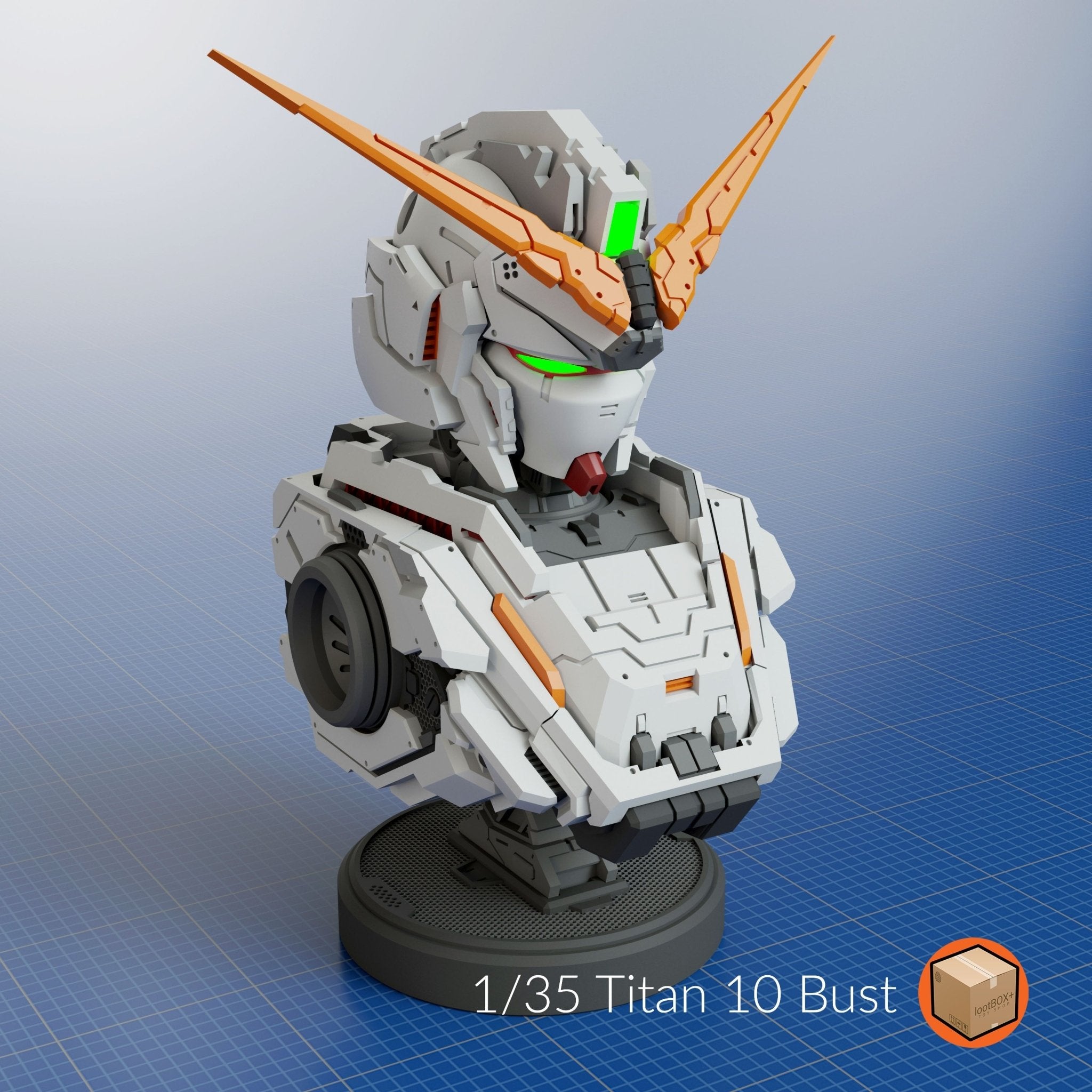 Titan 010 Unicorn Bust 1/35 – Trisagion Models