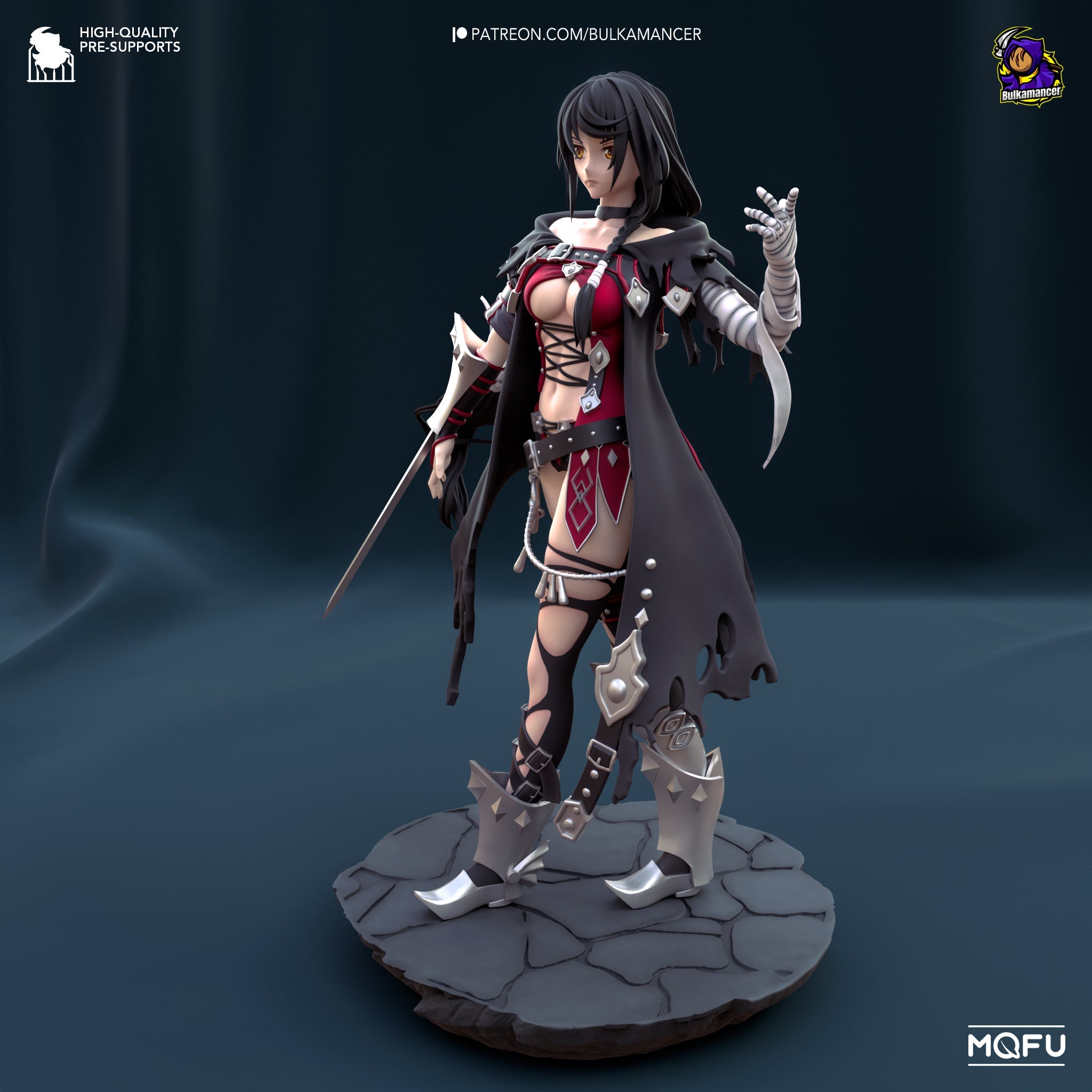 Velvet Crowe Garage Kit Figure (Tales of Bersaria) – Trisagion Models