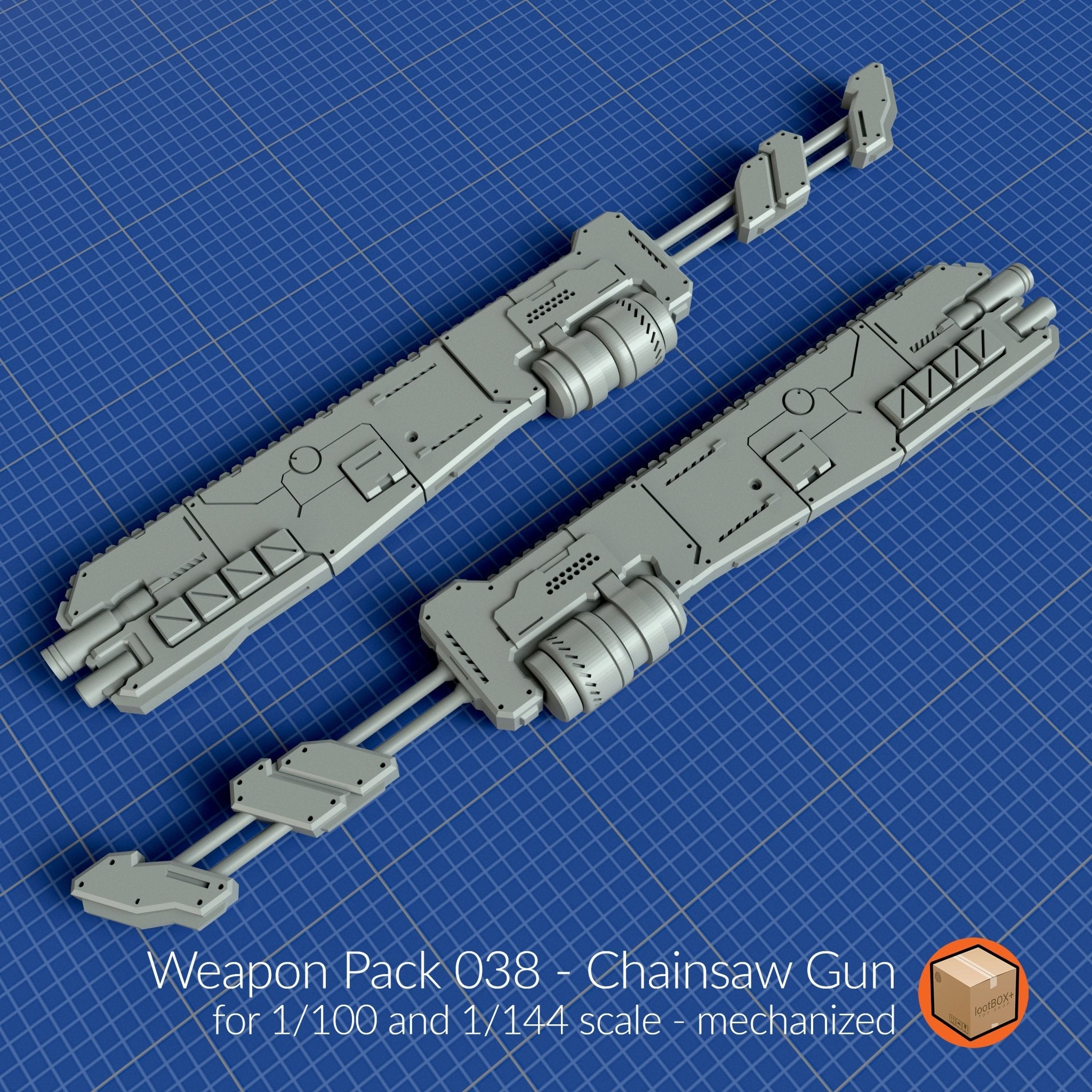 WP038 - Chainsaw Gun – Trisagion Models